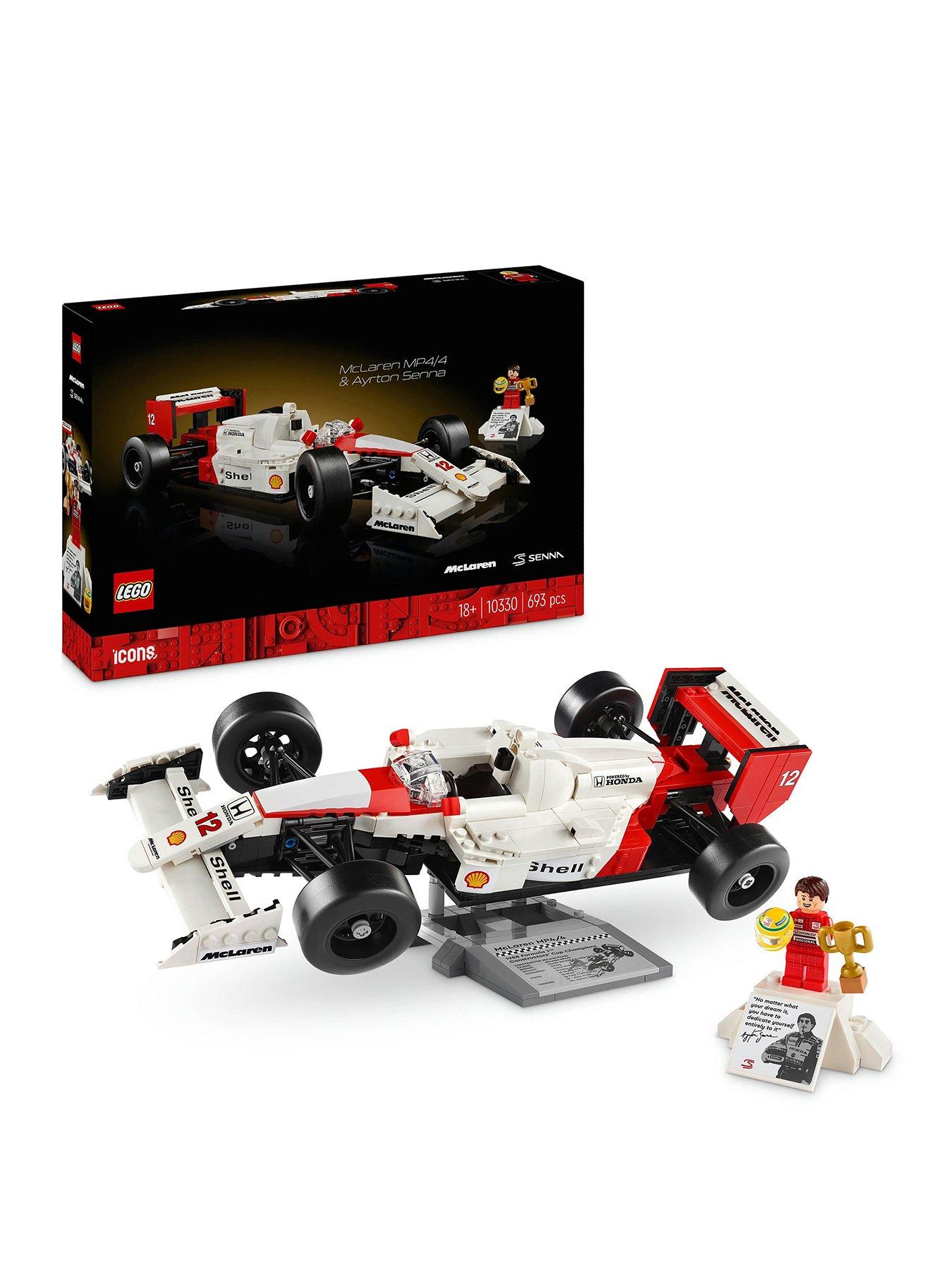 LEGO Icons McLaren MP4/4 & Ayrton Senna 10330 | Littlewoods