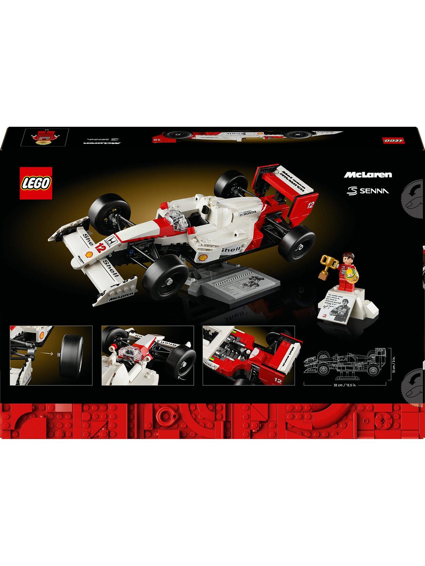 LEGO Icons McLaren MP4/4 & Ayrton Senna 10330 | Littlewoods