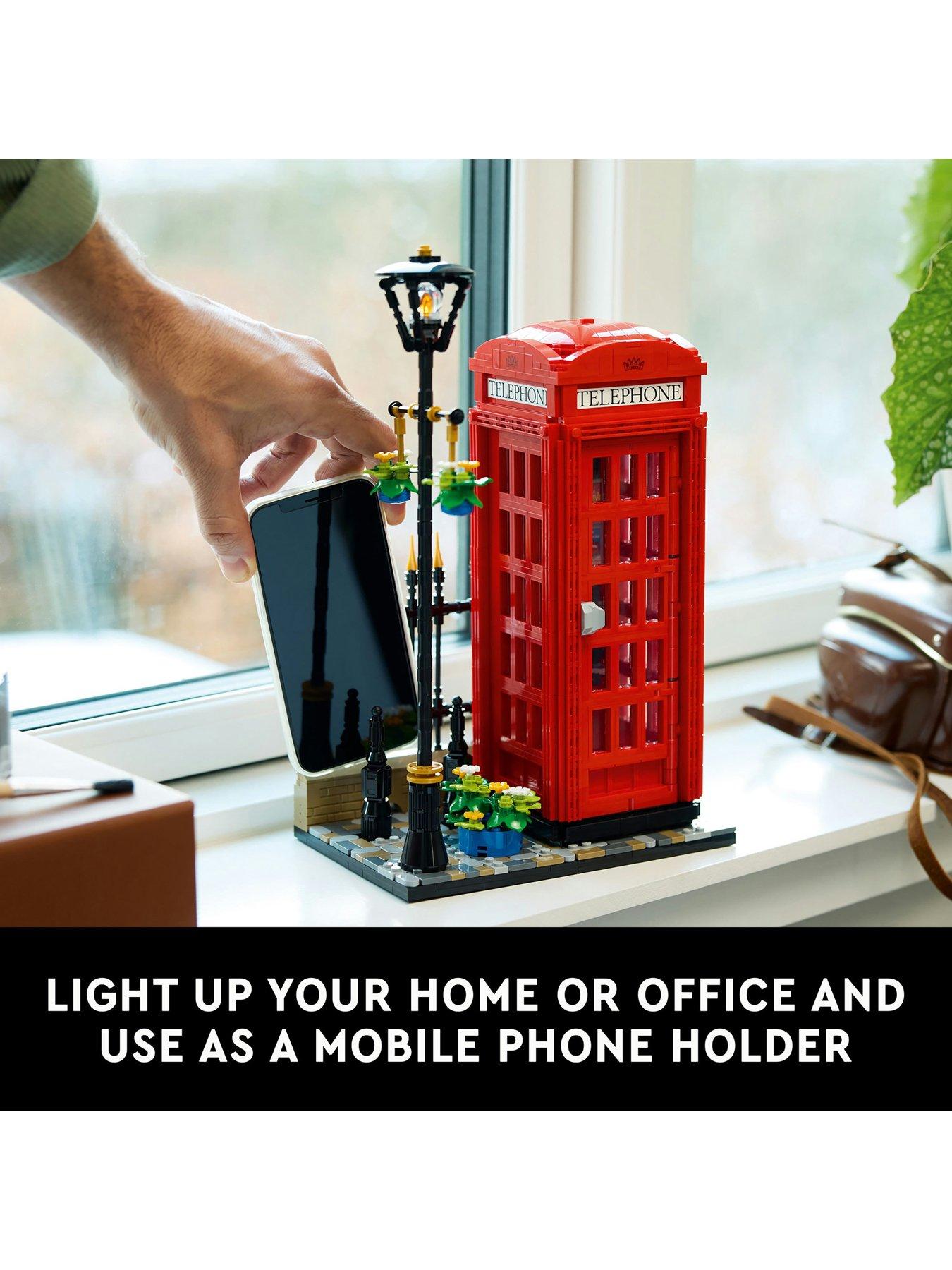 LEGO Ideas Red London Telephone Box Set 21347 | Littlewoods