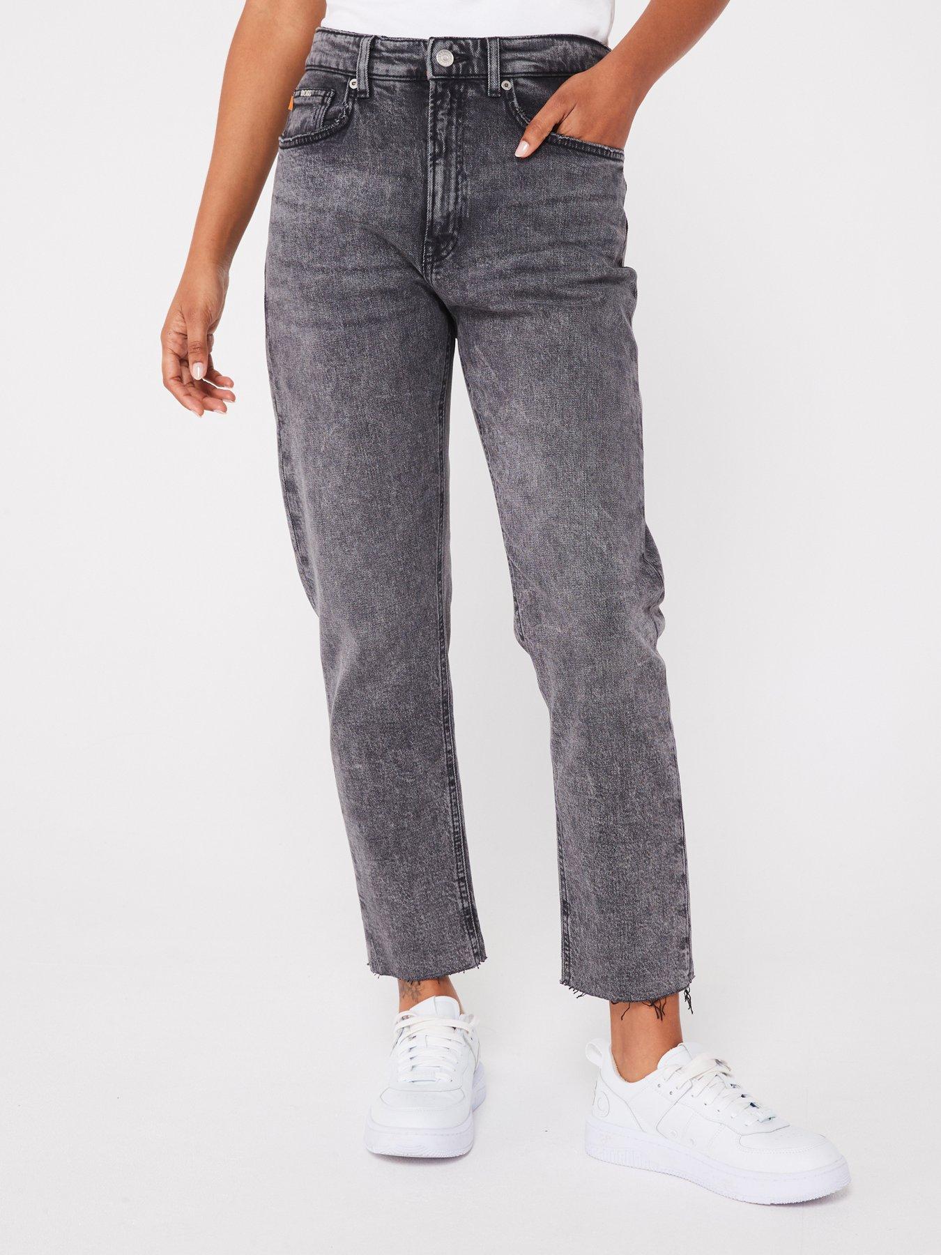 BOSS Orange Elsa Mid Rise Jean - Grey | littlewoods.com