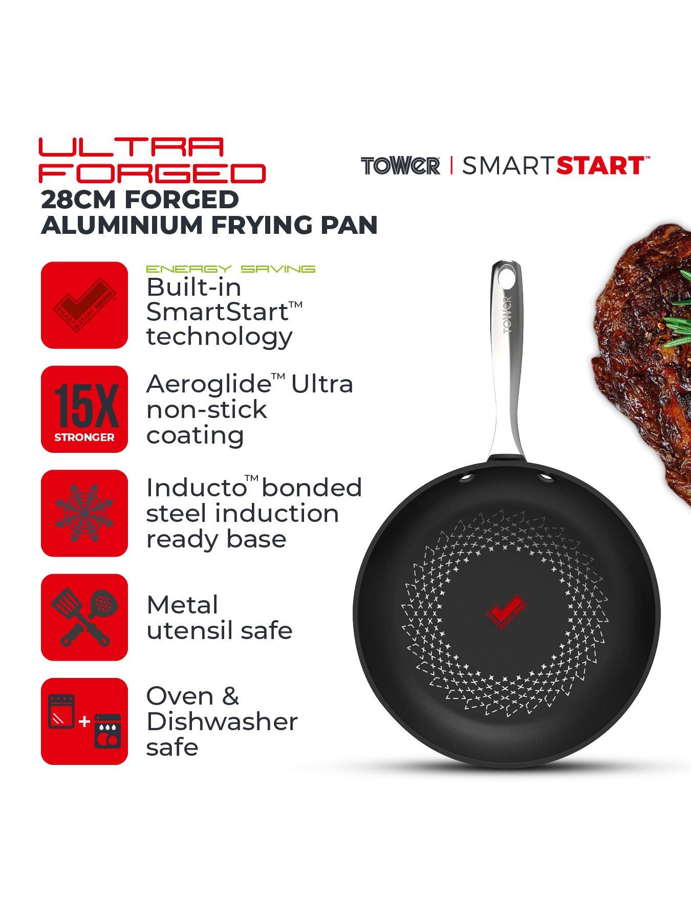Tower SmartStart Ultra Forged 28cm Frying Pan | littlewoods.com