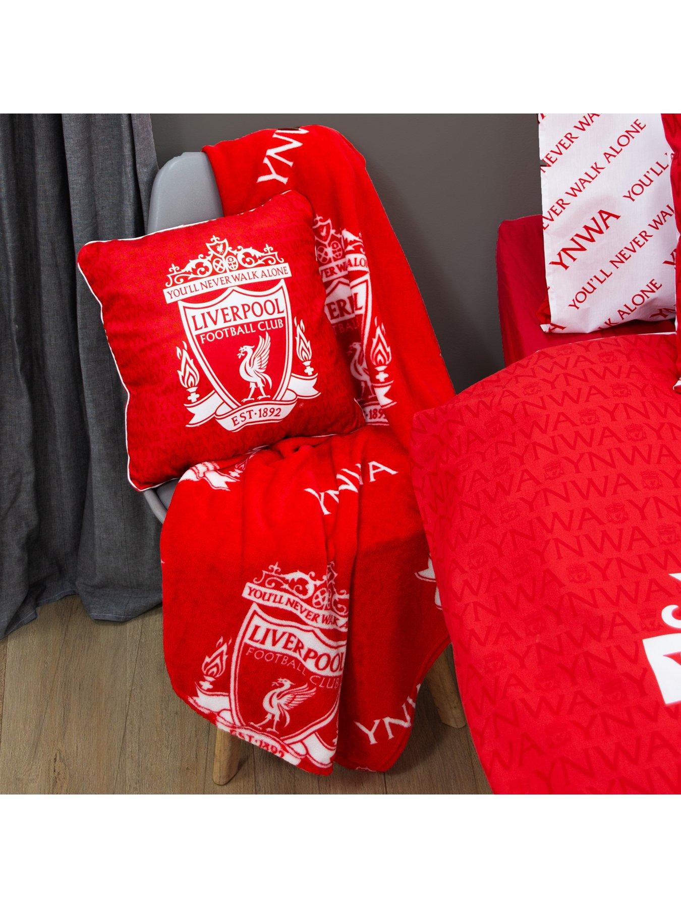 Liverpool FC Liverpool Panel Fleece Blanket | Littlewoods