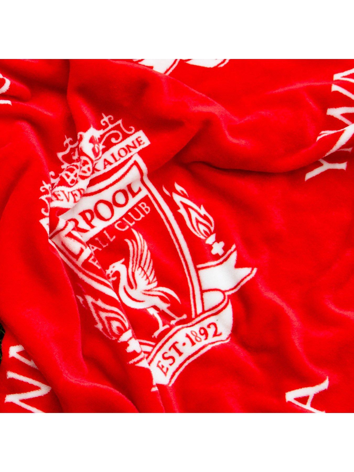 Liverpool FC Liverpool Panel Fleece Blanket | Littlewoods