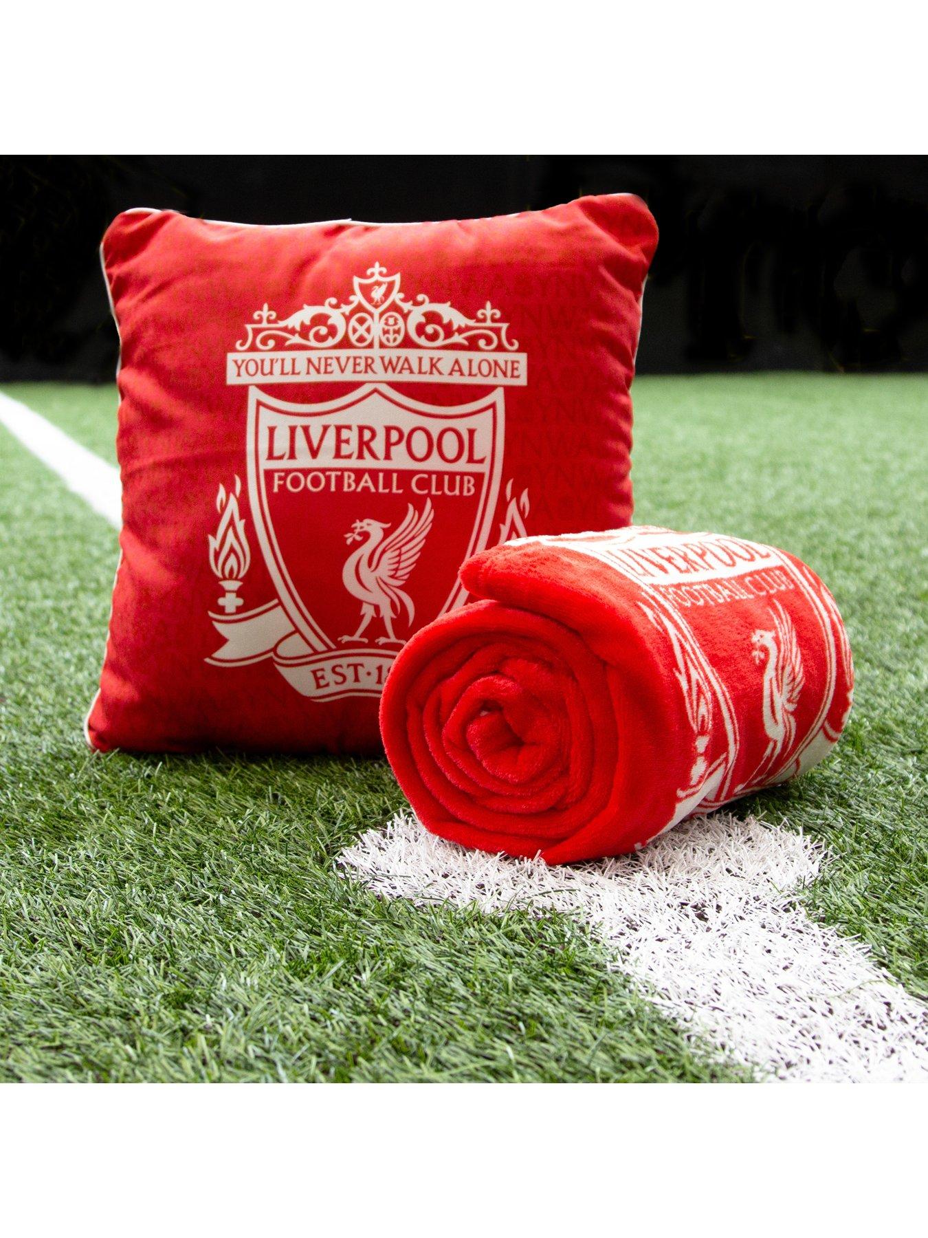 Liverpool FC Liverpool Panel Fleece Blanket | Littlewoods