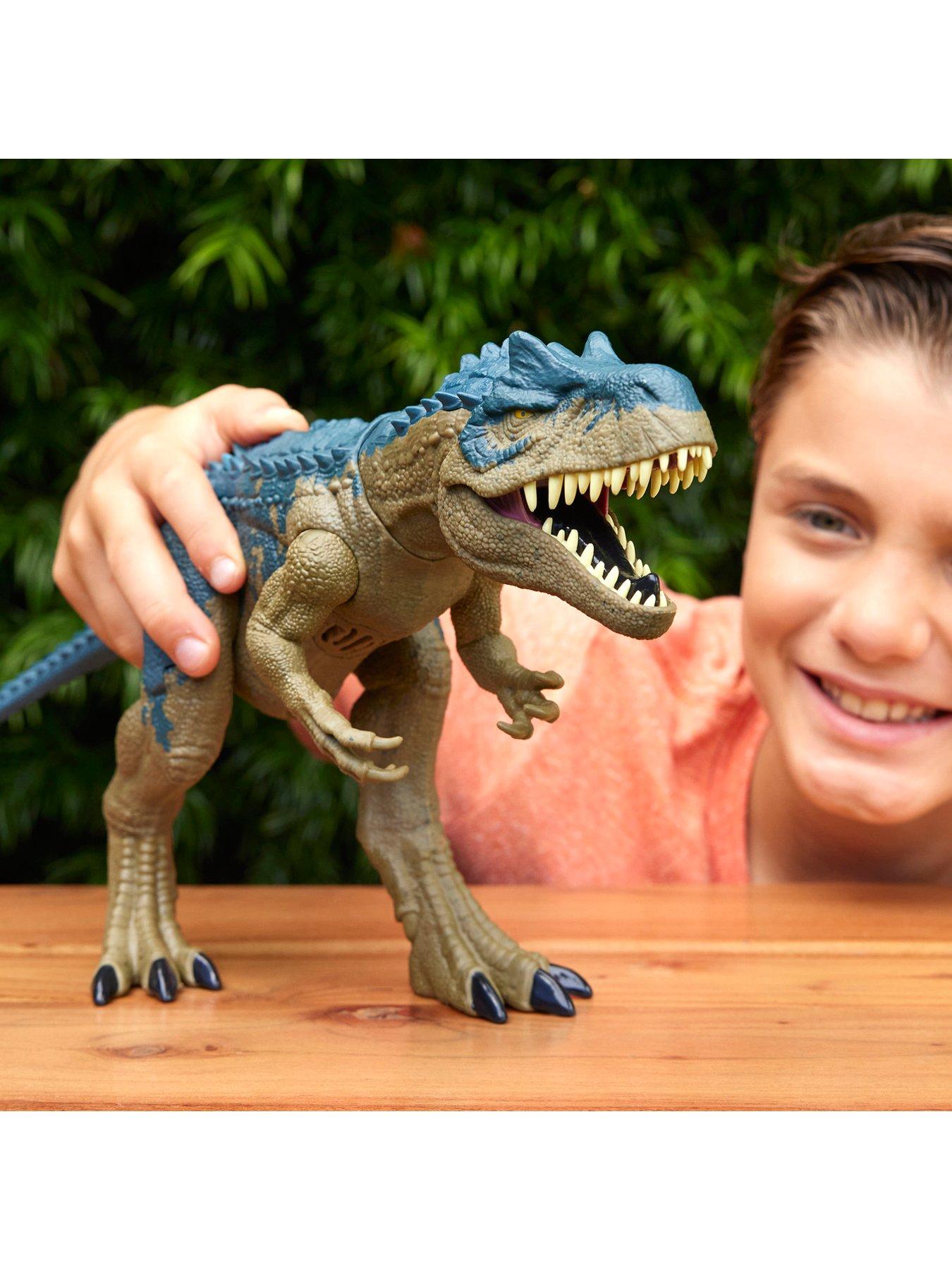 JURASSIC WORLD Ruthless Rampage Allosaurus Dinosaur Figure ...