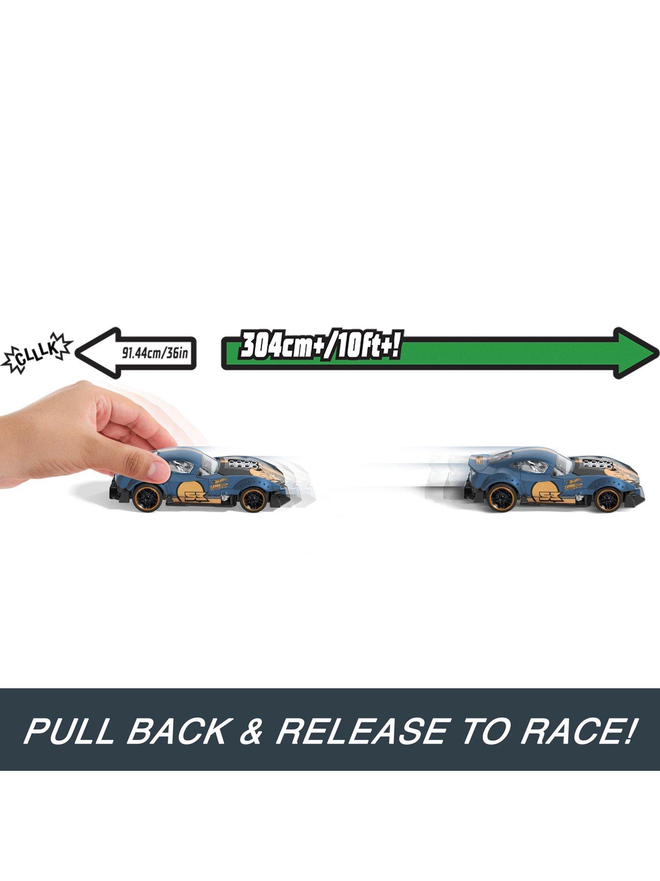 Hot Wheels Pull-Back Speeders Die-cast Vehicle Assortment | Littlewoods