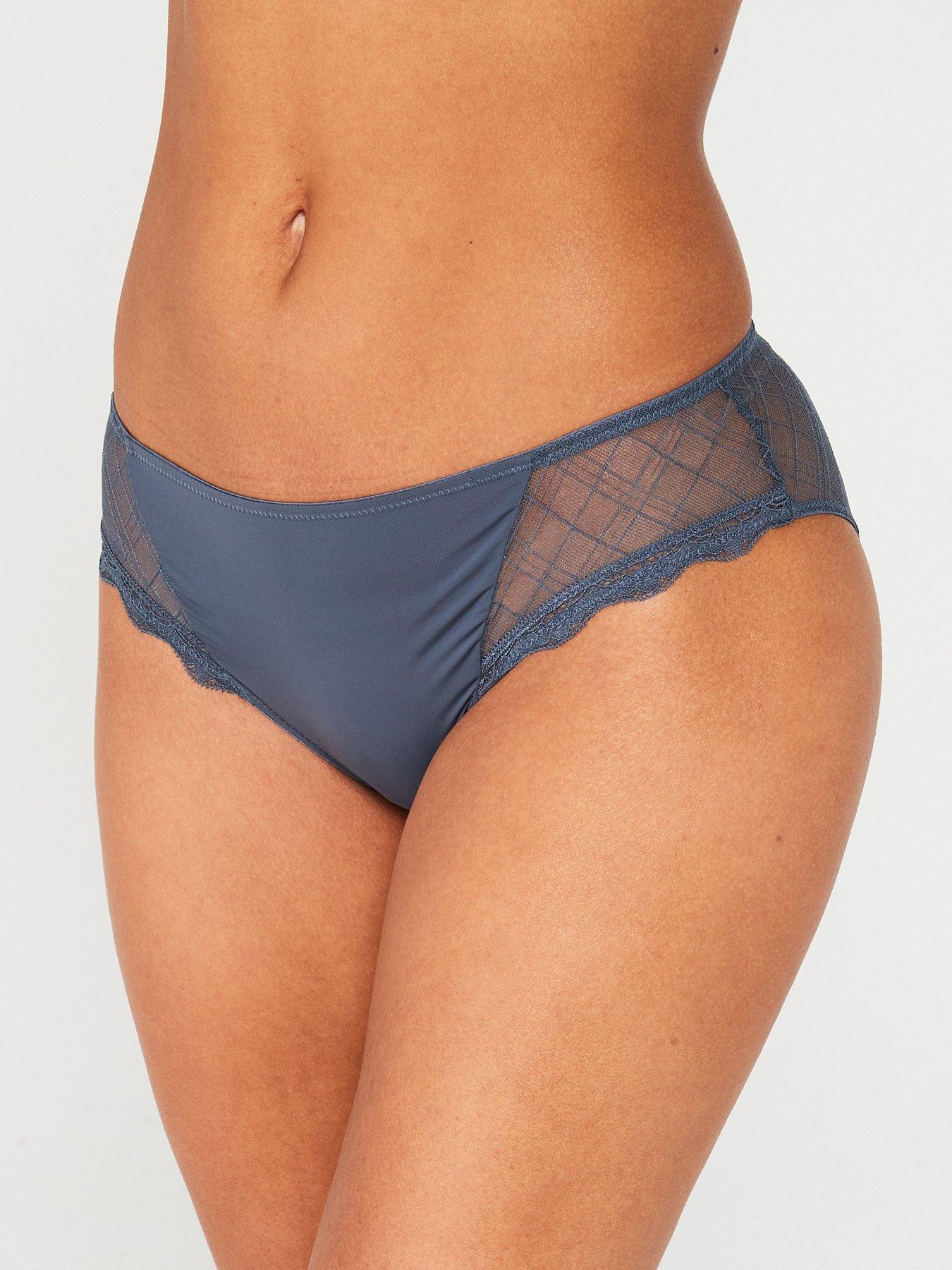 DORINA Imani 2 Pack Hipster Classic Briefs - Grey/Beige | littlewoods.com