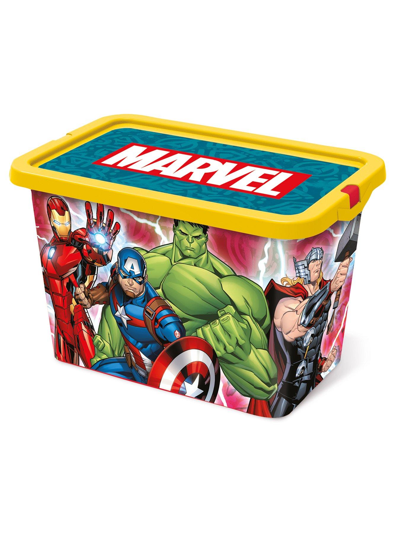 Marvel Set Of 3 Avengers Marvel Marvelmania Storage Boxes | littlewoods.com