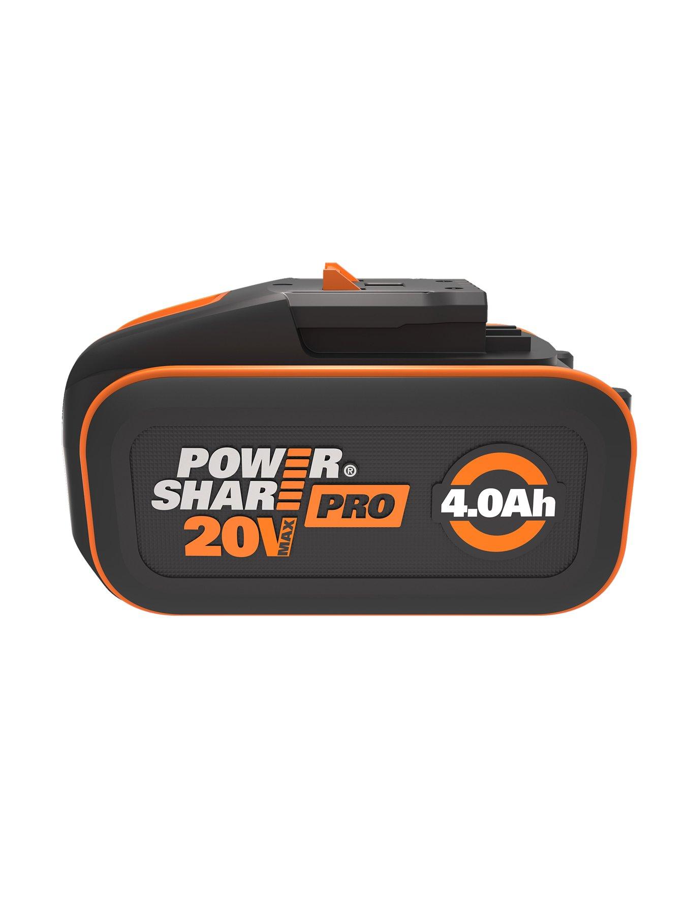 Worx 20V 4.0Ah PowerShare Battery with Indicator | Littlewoods