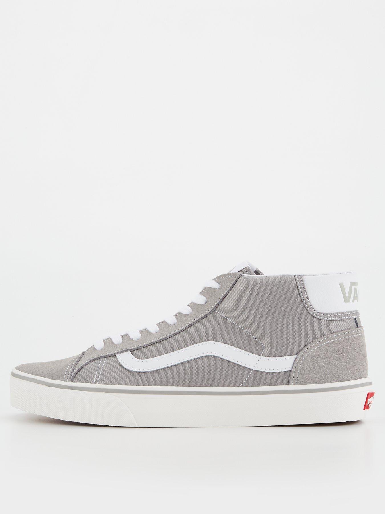 Vans Mens Mid Skool 37 Trainers - Grey | littlewoods.com