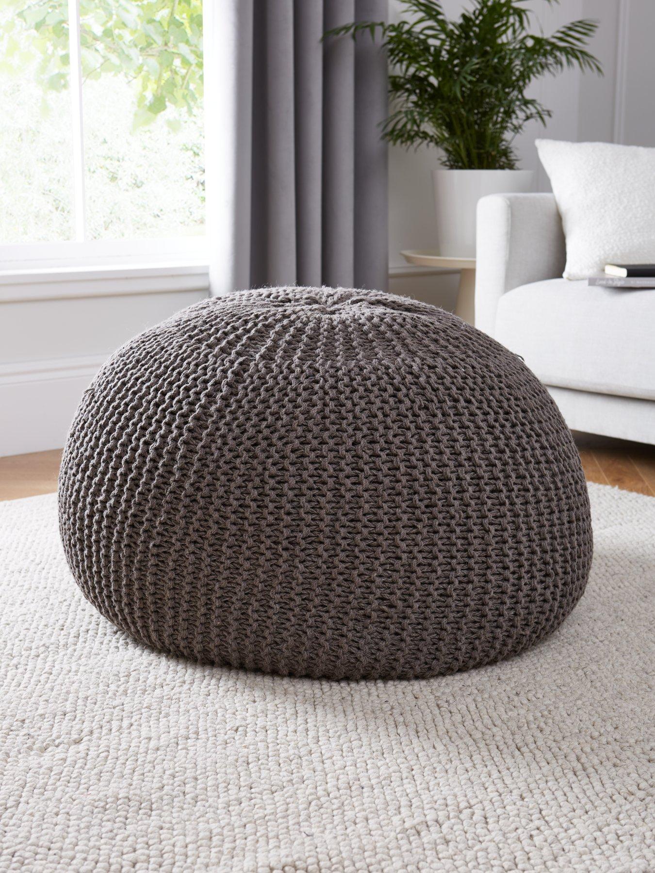 KAIKOO Wool Cocoon Bean Bag | littlewoods.com