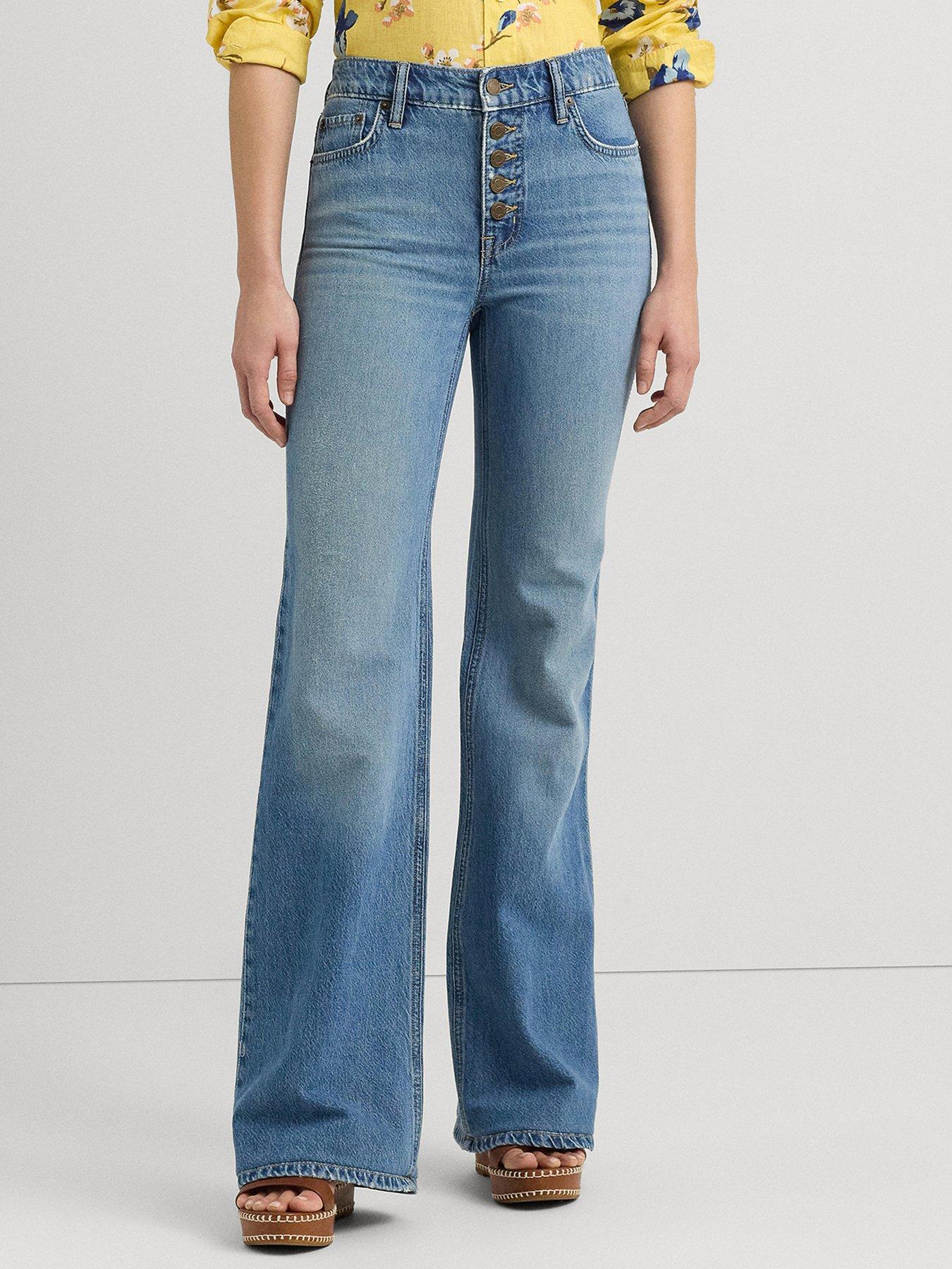 Lauren by Ralph Lauren Retro Flare-full Length-flare - Blue ...