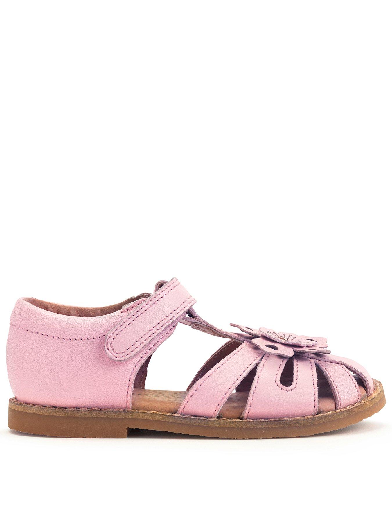 Start-rite Flora Pink Leather Girls Summer Sandals | littlewoods.com