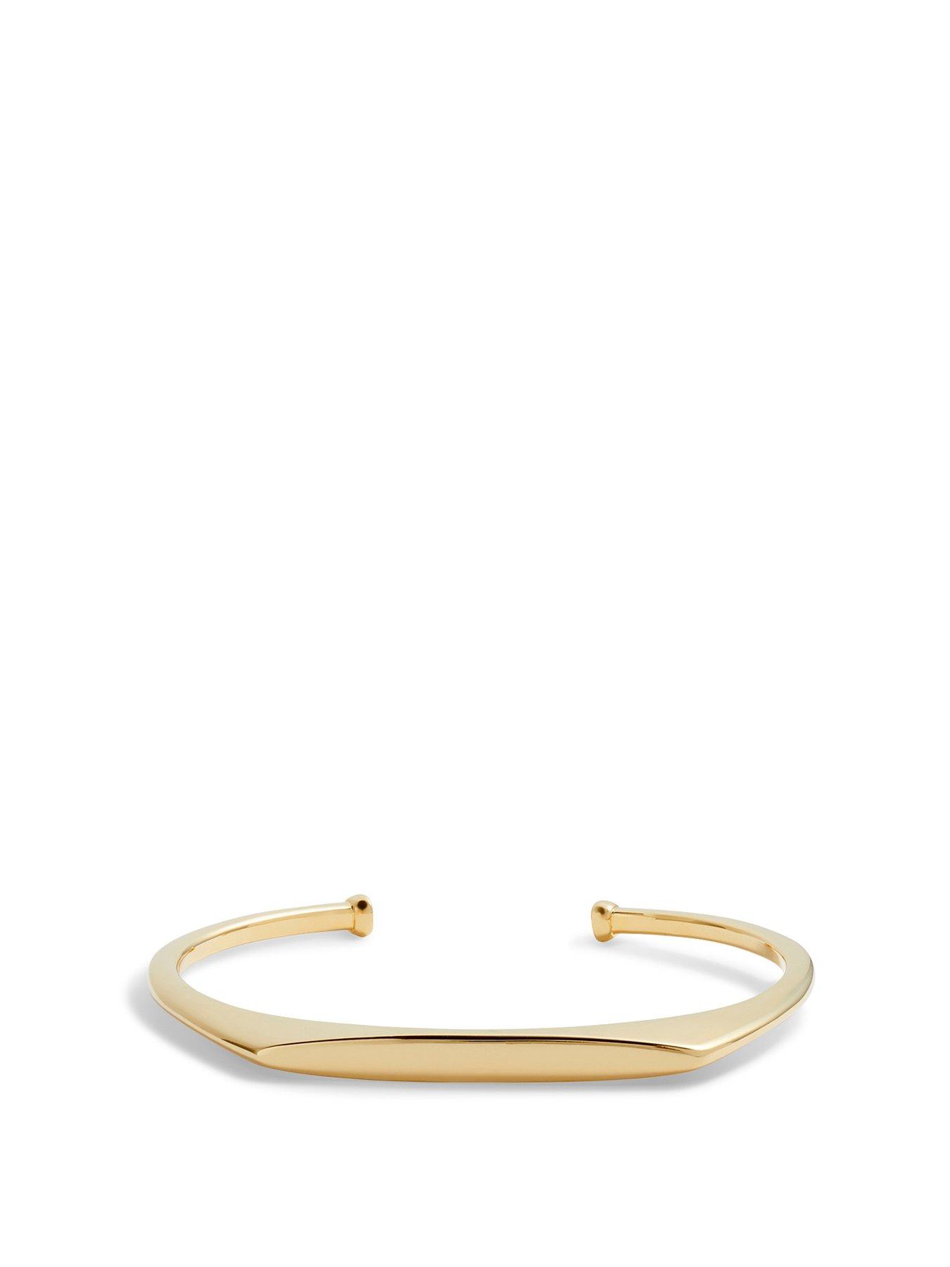 Katie Loxton Signet Waterproof Gold Bangle | Littlewoods