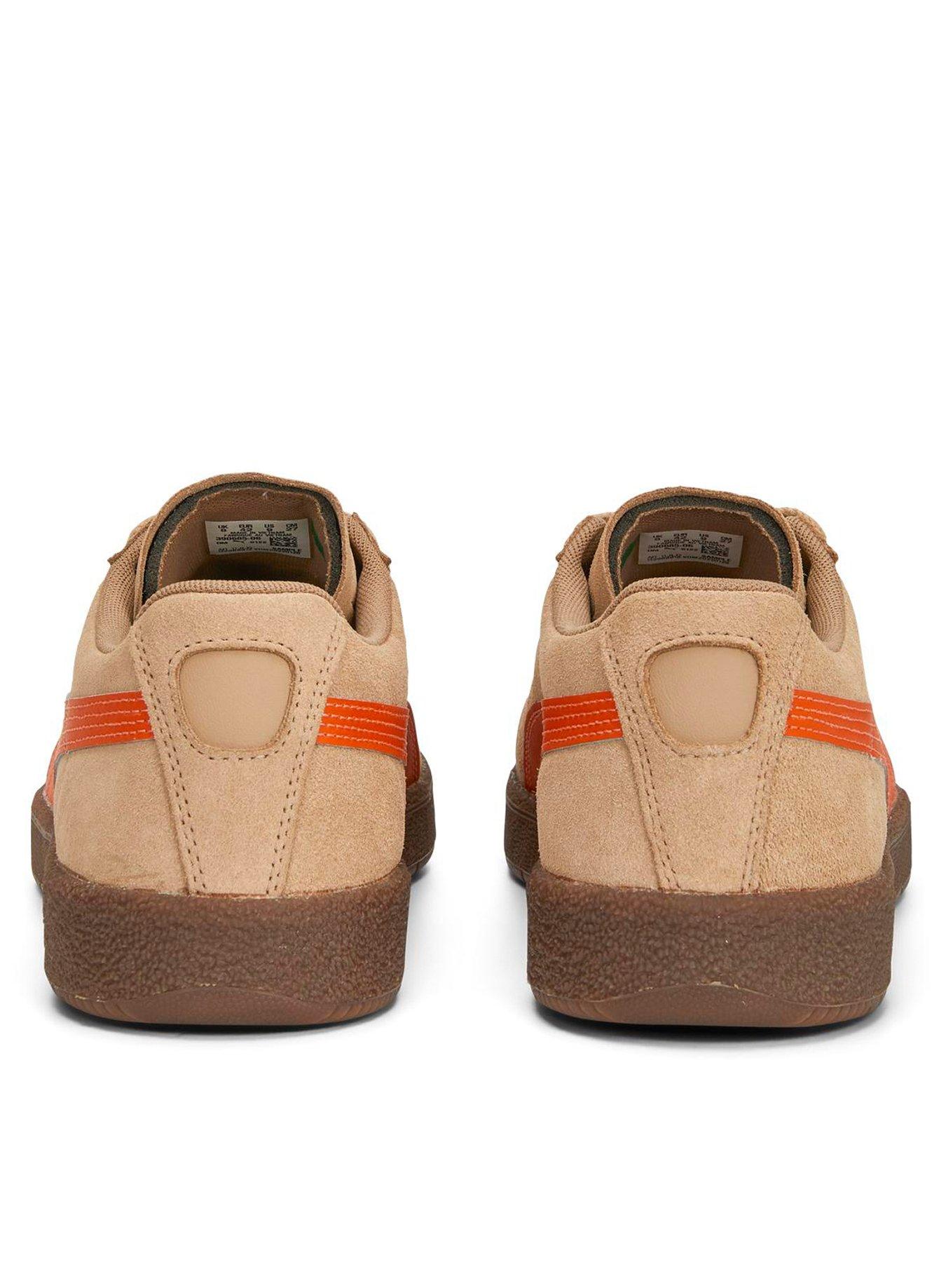 Puma Mens Delphin Trainer - Beige/orange | littlewoods.com