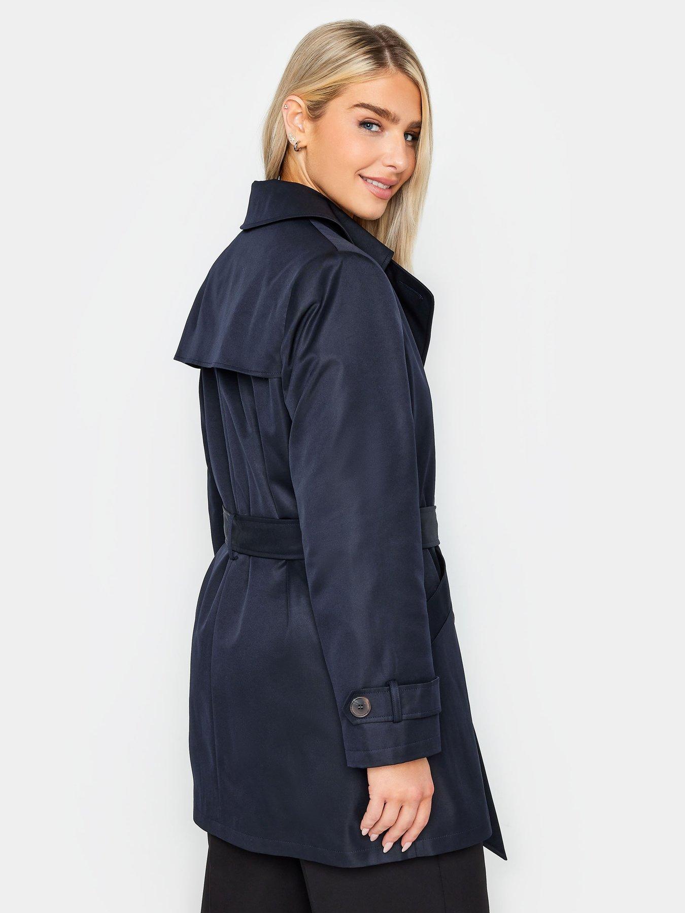 M&Co Navy Mac Coat | littlewoods.com