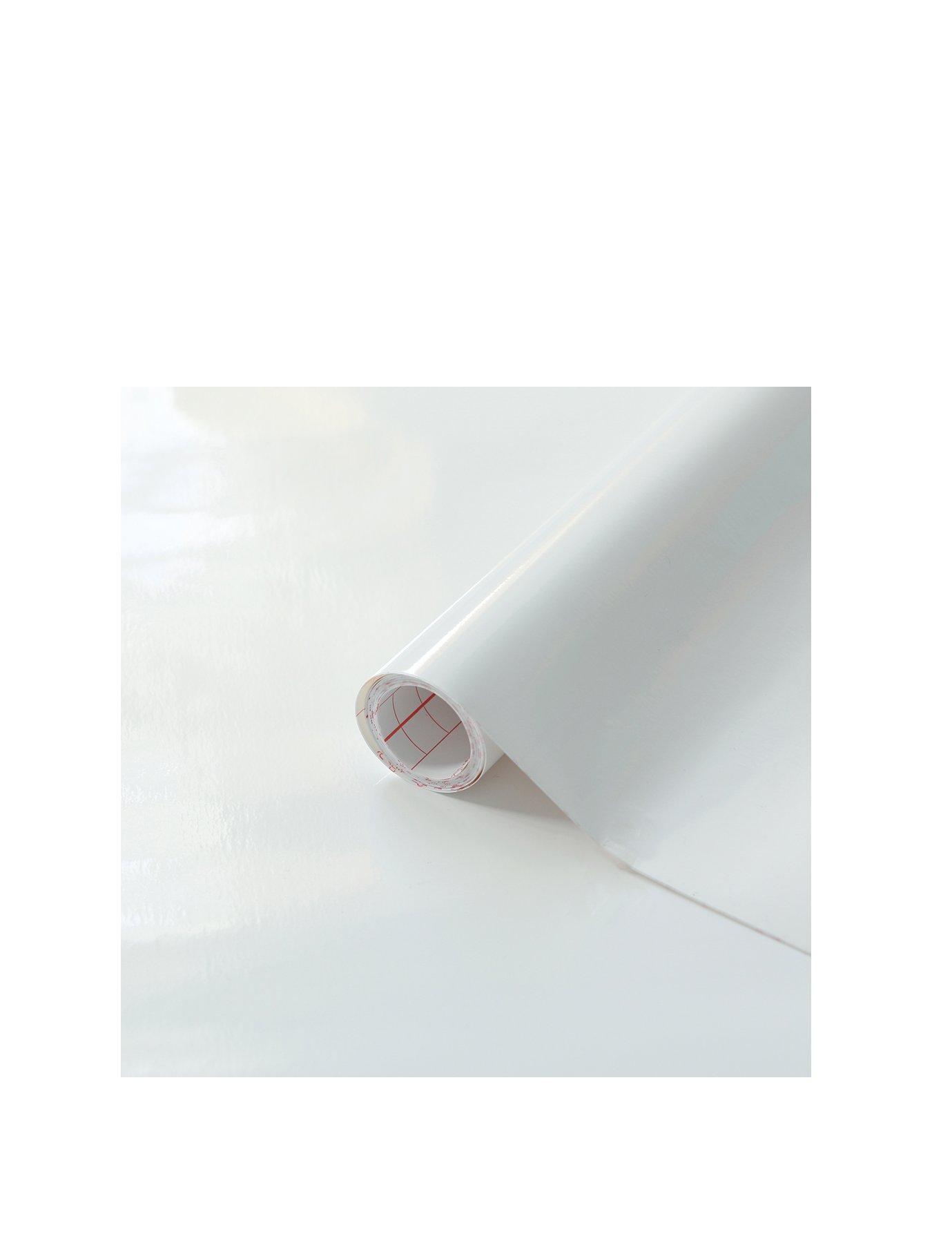 D-C-Fix Glossy White Self-Adhesive Vinyl Wrap Film – 67.5 x 200 cm ...