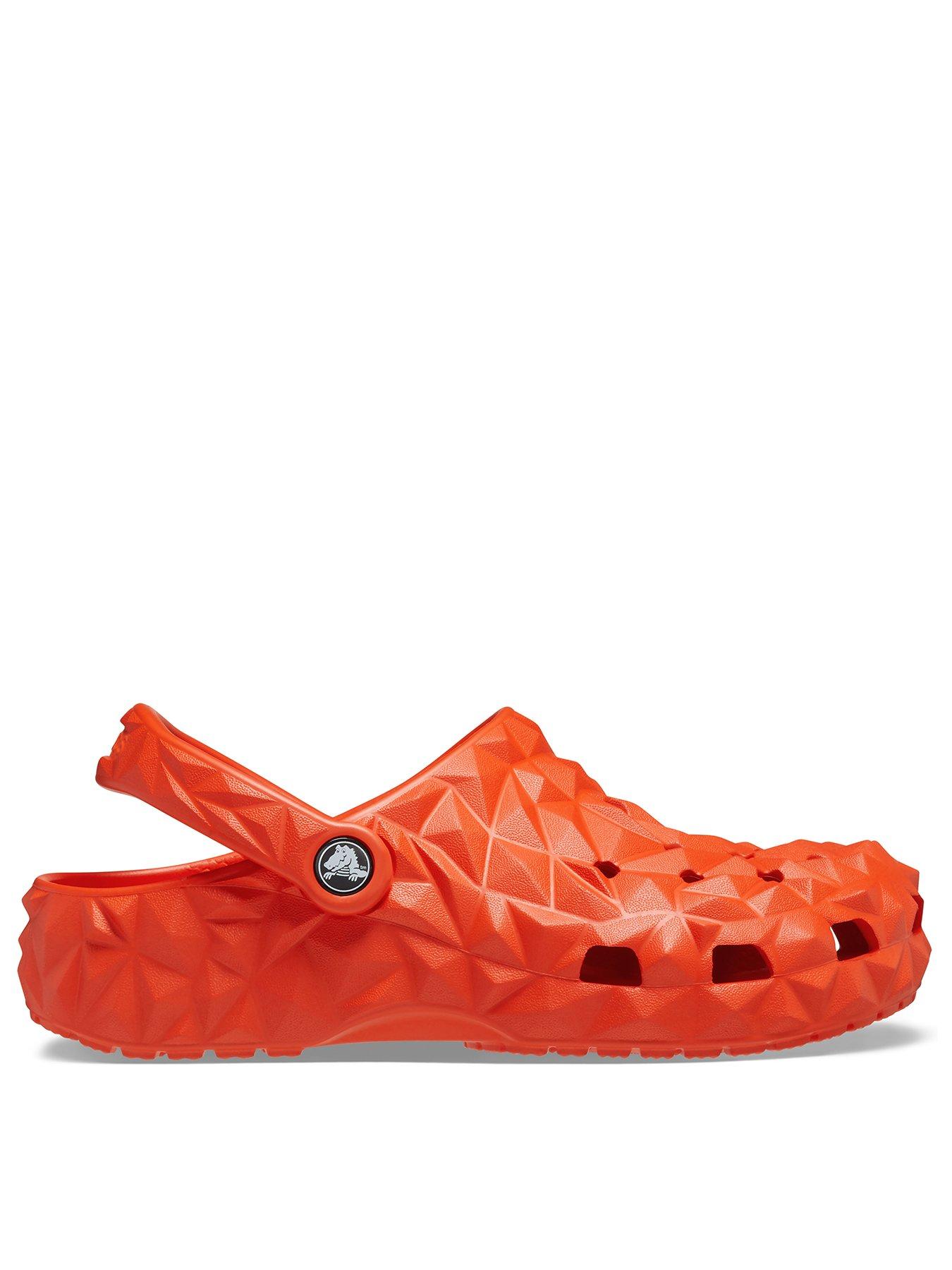 Crocs Classic Geometric Clog - Lava Orange | littlewoods.com