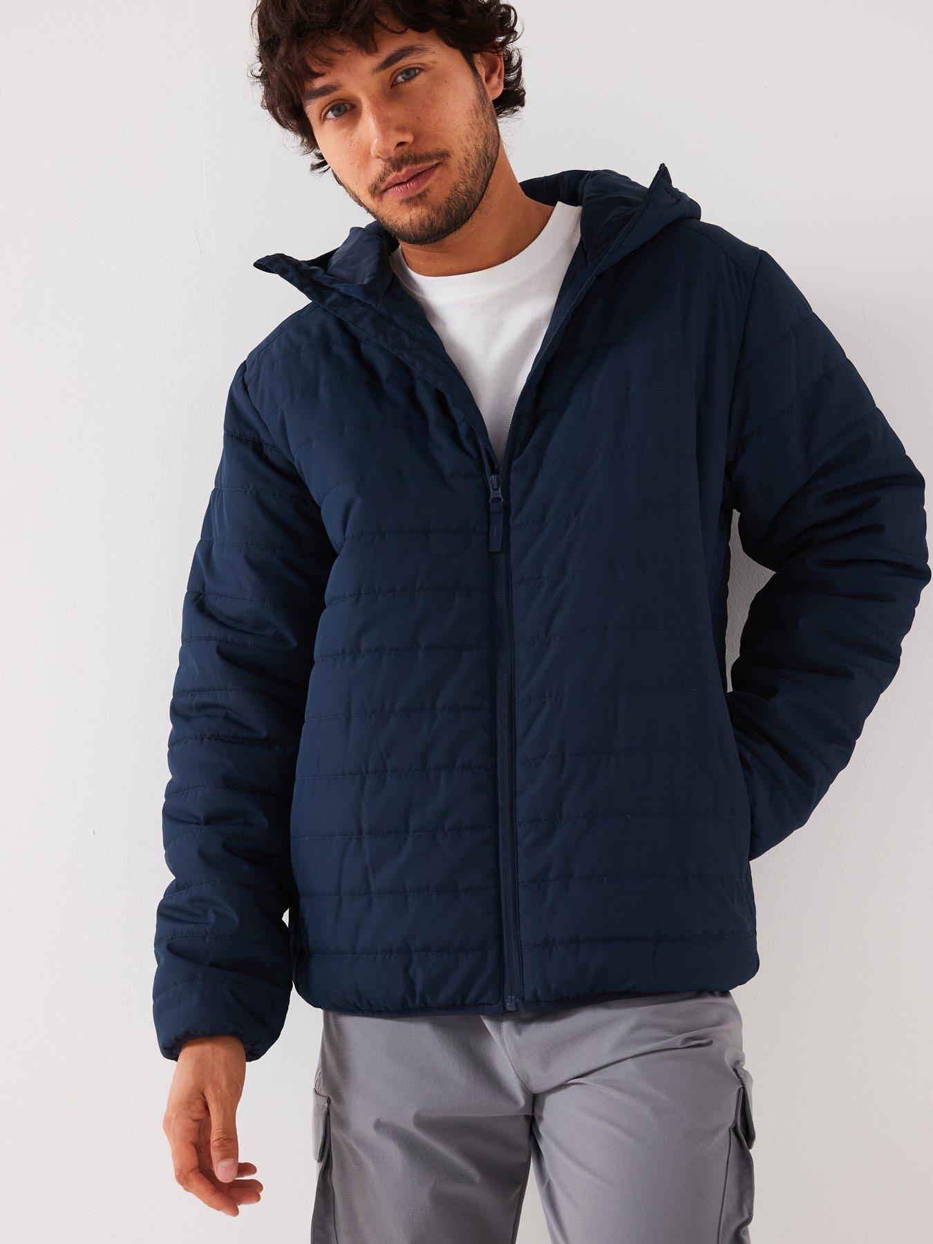 Everyday Lightweight Padded Hood Jacket - Navy | littlewoods.com