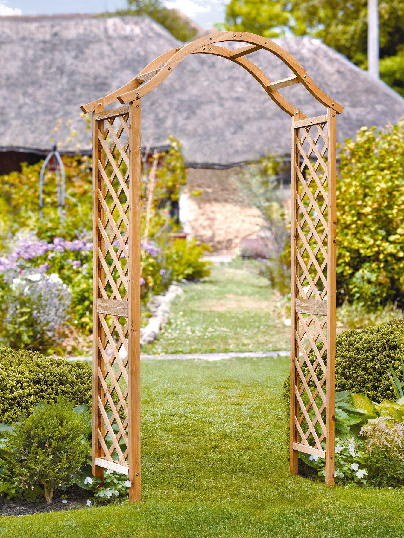 Smart Garden Woodland Arch - Tan 2.21m | Littlewoods