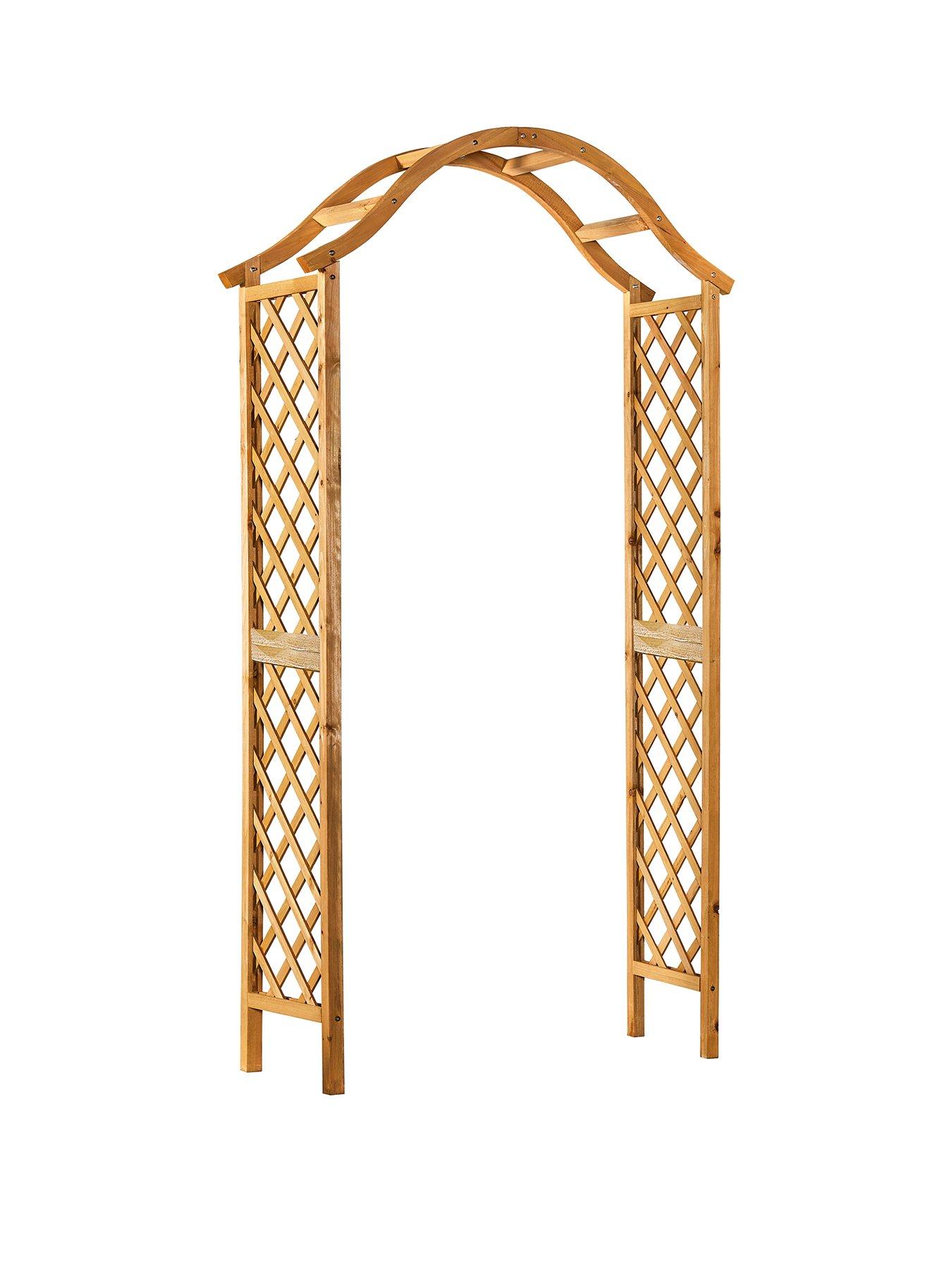 Smart Garden Woodland Arch - Tan 2.21m | Littlewoods