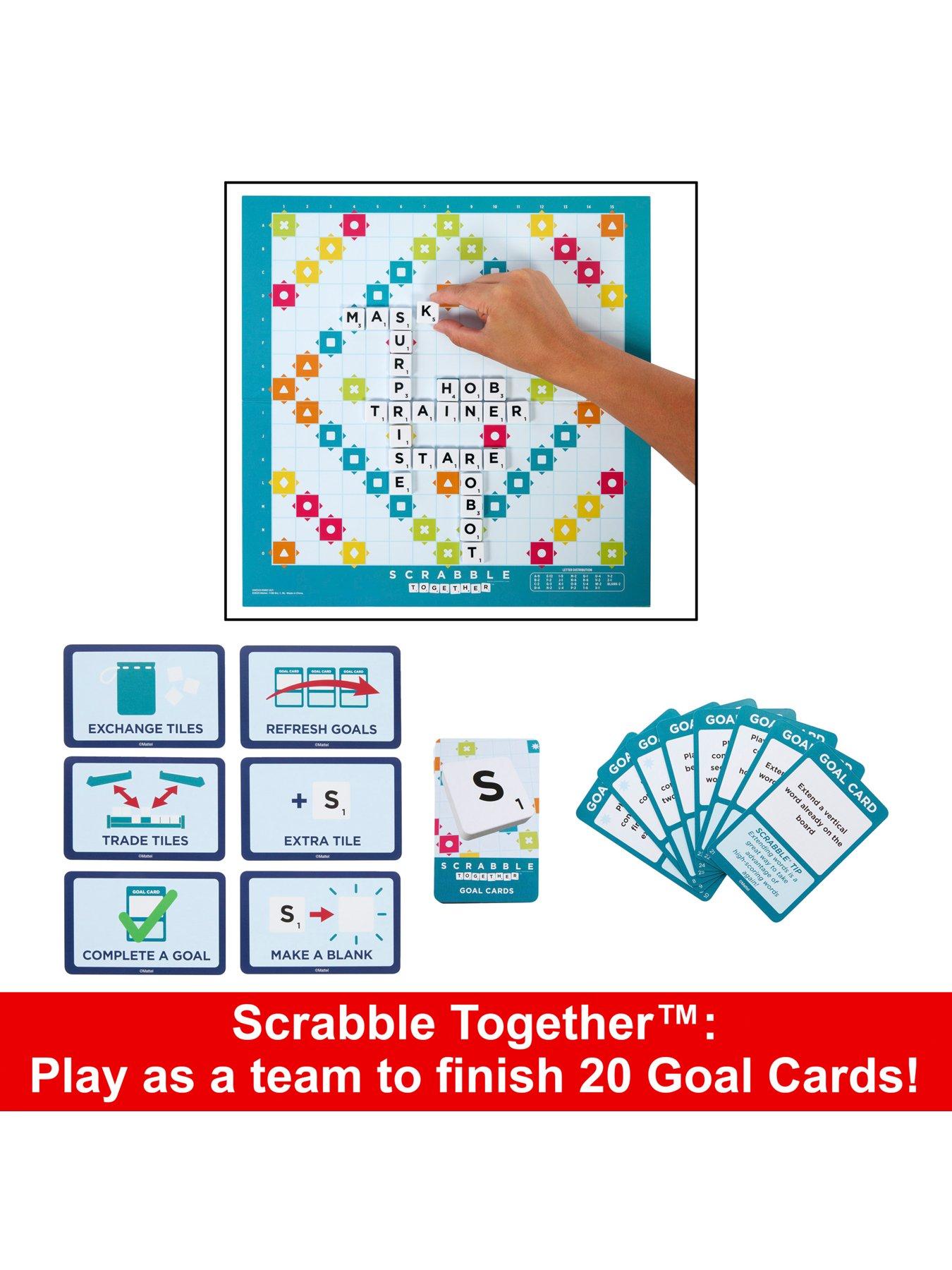 Scrabble Classic Refresh - Double-Sided Word Board Game | Littlewoods