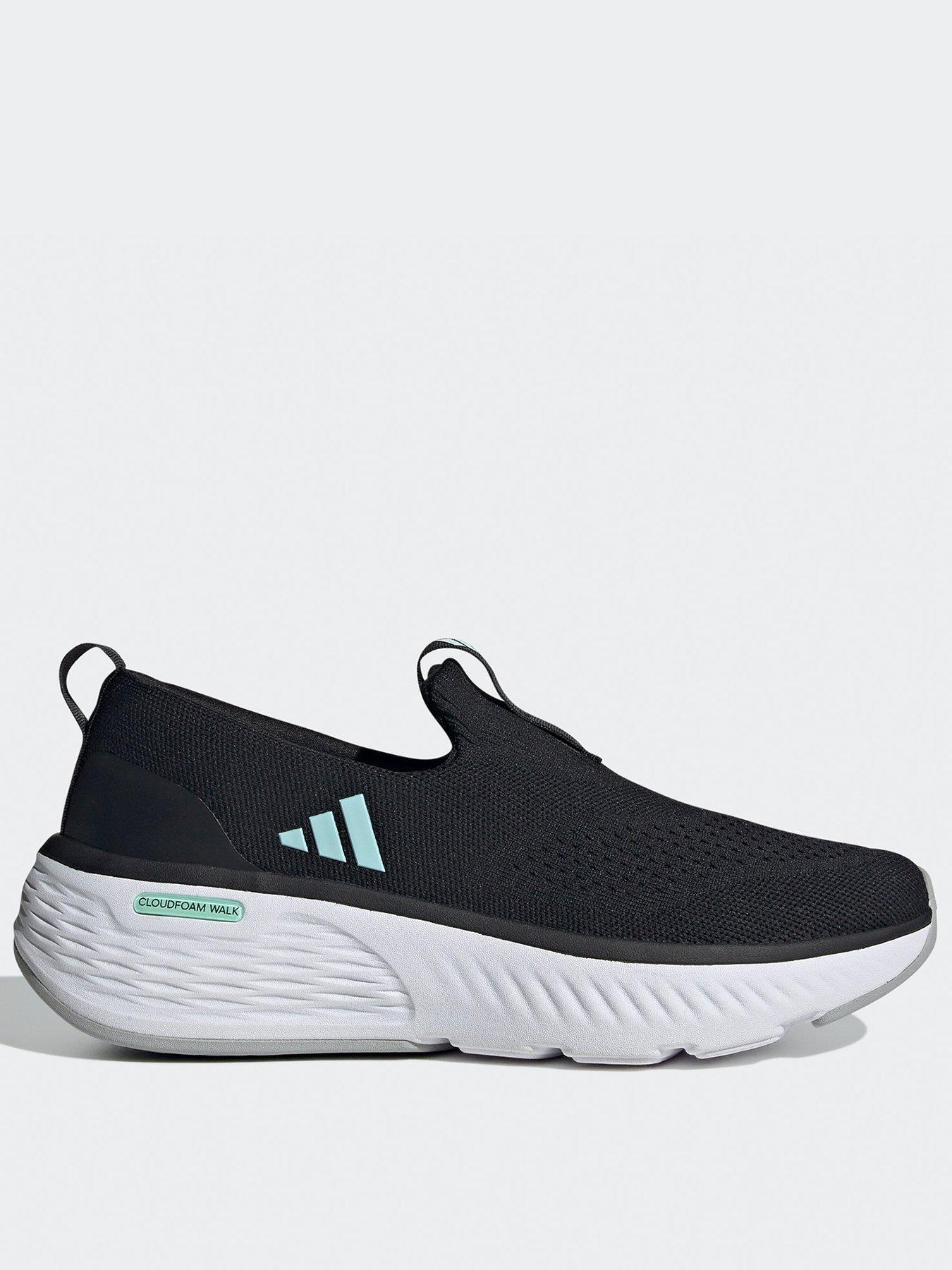 adidas Sportswear Women's Cloudfoam Go Lounger Trainers - Black/White ...
