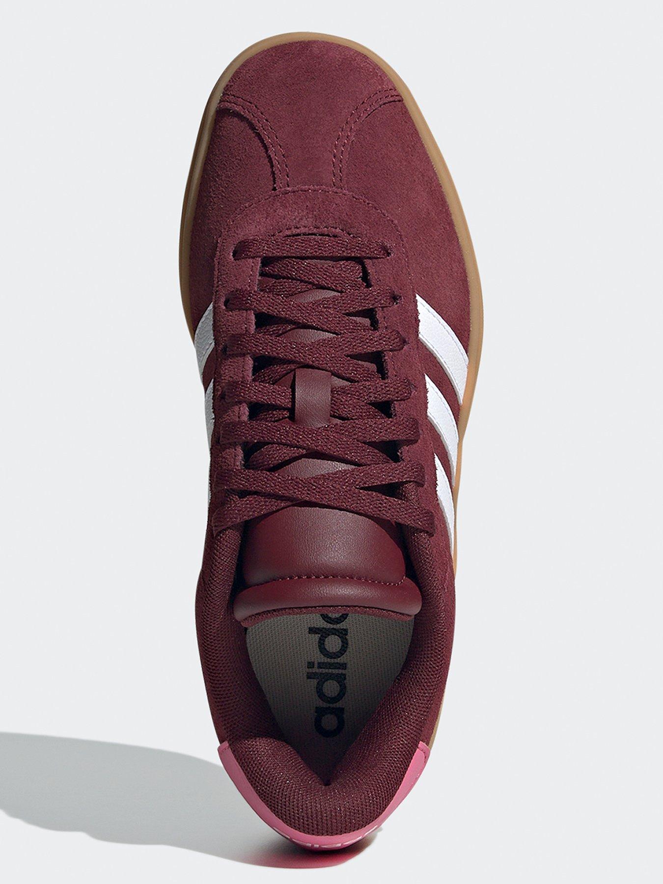 adidas Sportswear Junior Girls VL Court Bold Trainers - Red/Pink ...