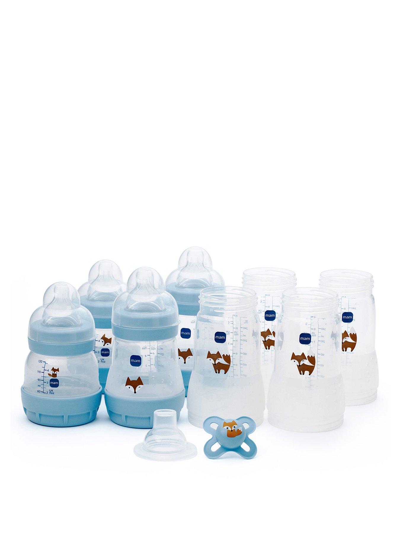 MAM Easy Start Anti-Colic Baby Bottle Set Small- Blue | Littlewoods