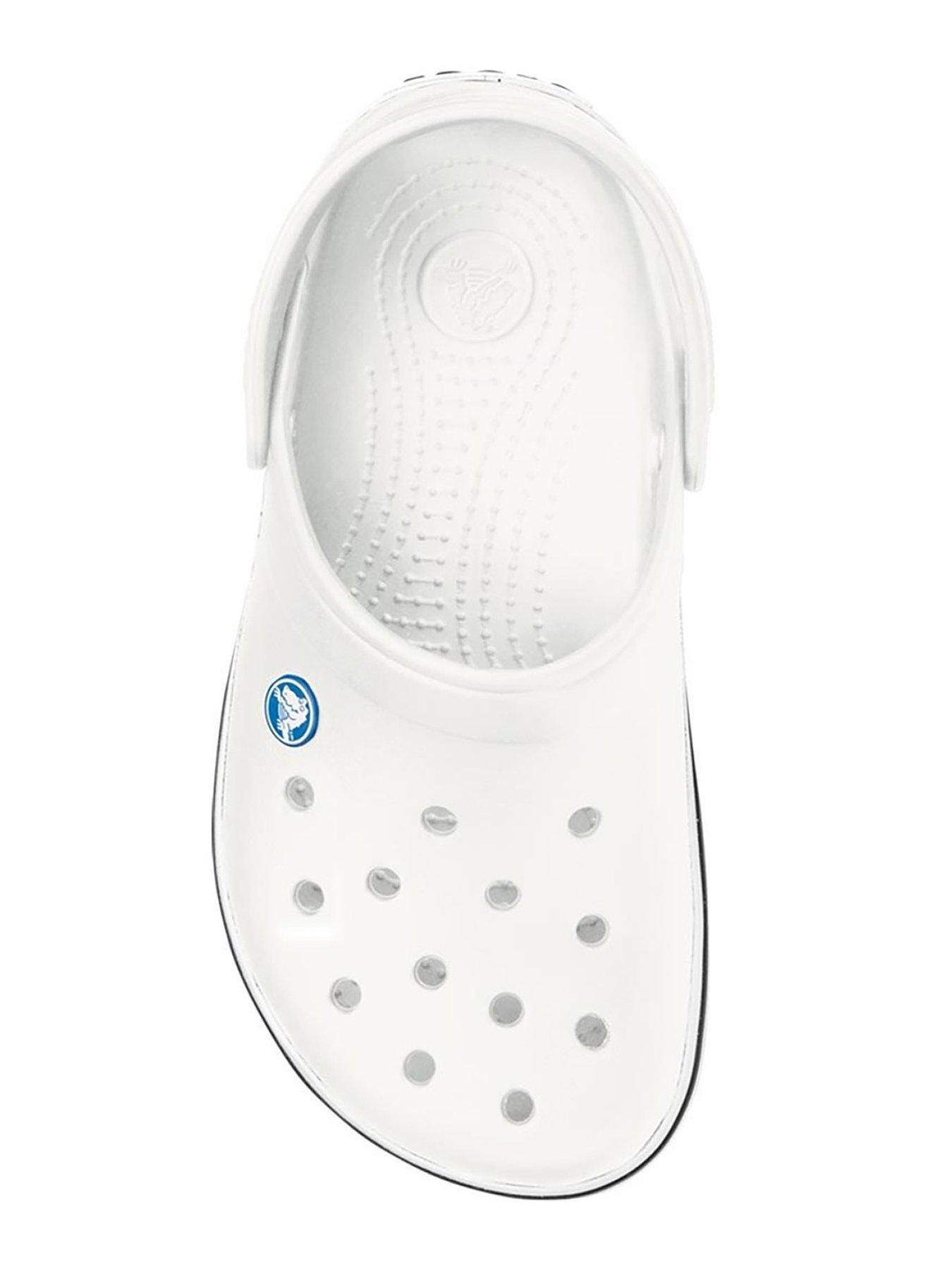 Crocs Crocband Clogs - White | Littlewoods