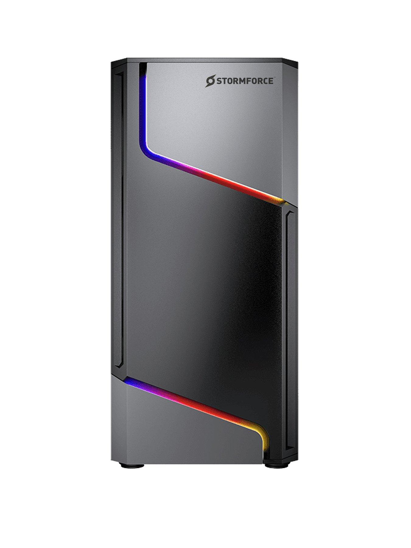 Stormforce Onyx Gaming Desktop - AMD Ryzen 5 4600G, 16GB RAM, 1TB SSD ...