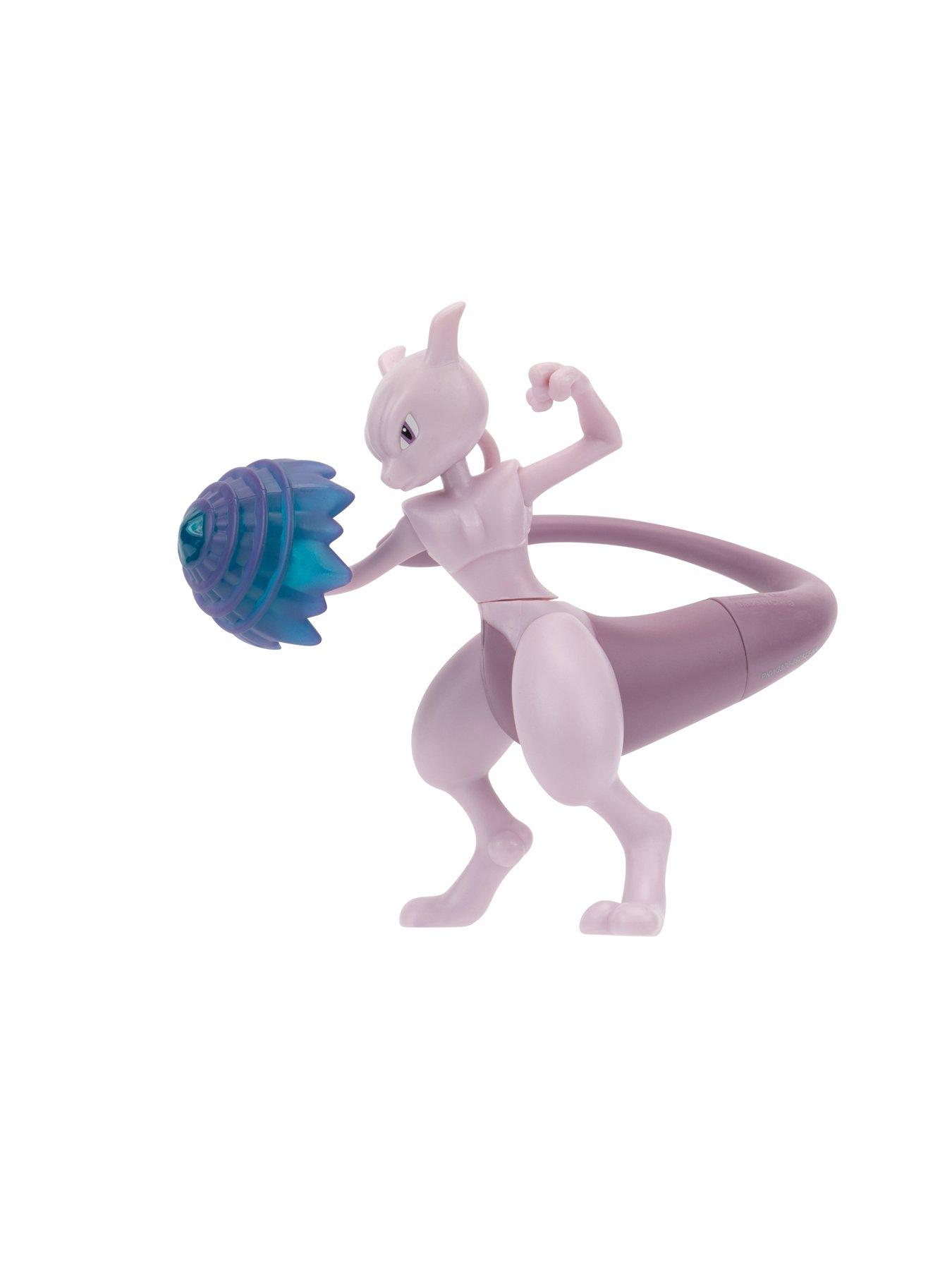 Pokemon Mewtwo Battle Feature Figure - 4.5-Inch Mewtwo Battle Figure ...