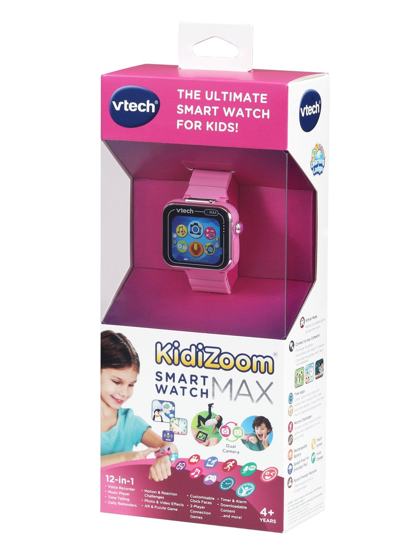 VTech KidiZoom Smart Watch MAX Pink | Littlewoods