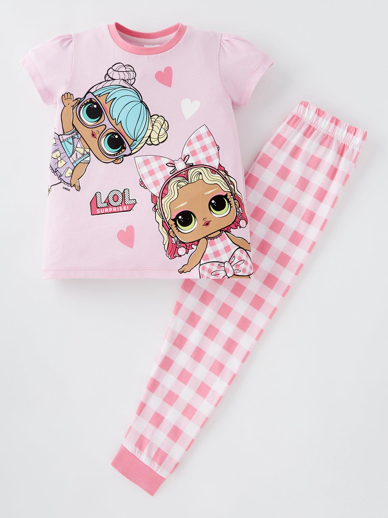 L.O.L Surprise! Lol Surprise Gingham Short Sleeve Pyjamas | littlewoods.com