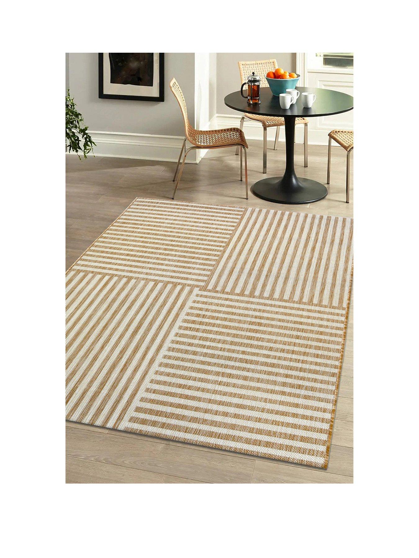 Very Home Linear Indoor/Outdoor Flatweave Rug | Littlewoods