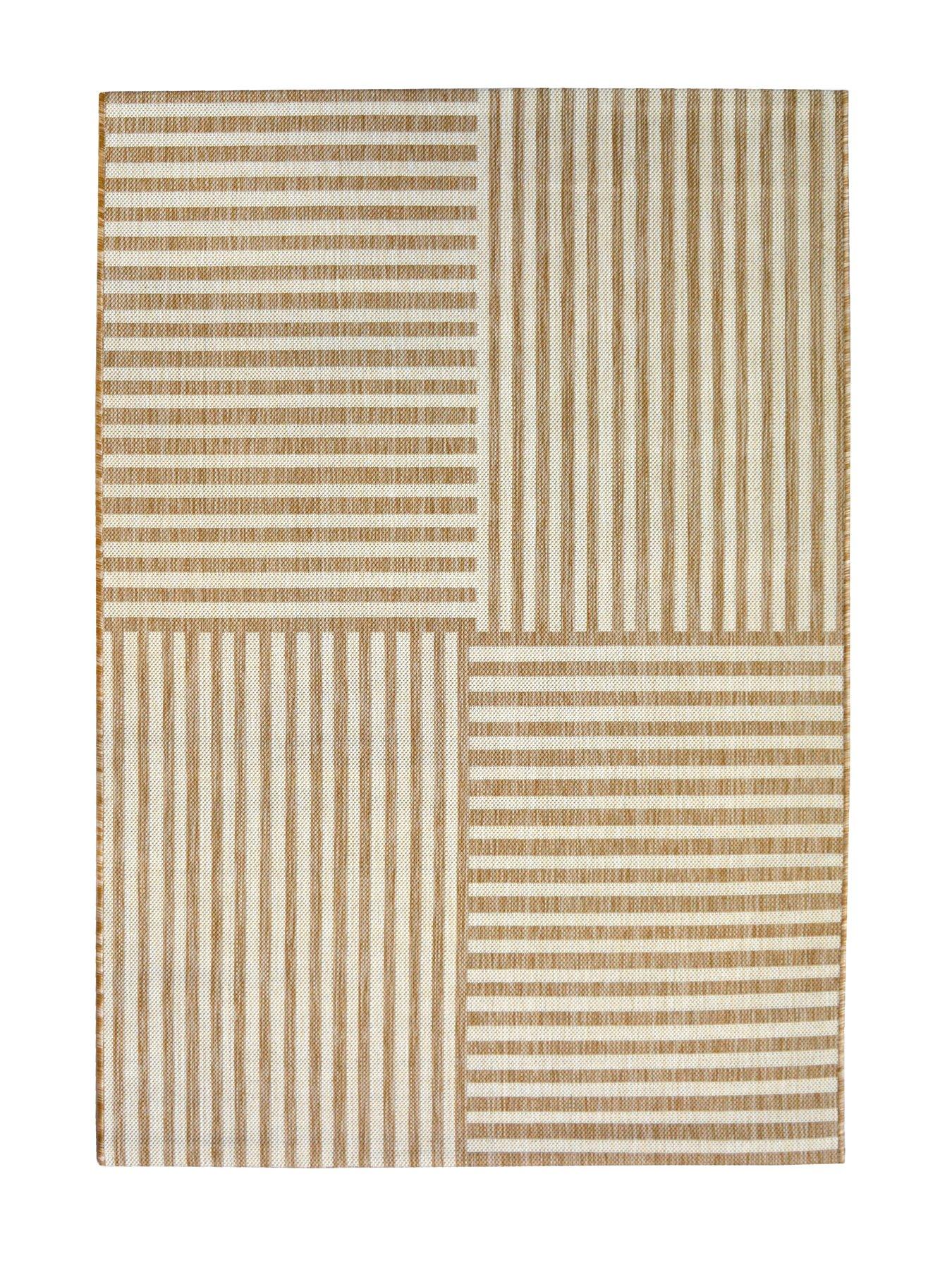 Very Home Linear Indoor/Outdoor Flatweave Rug | Littlewoods