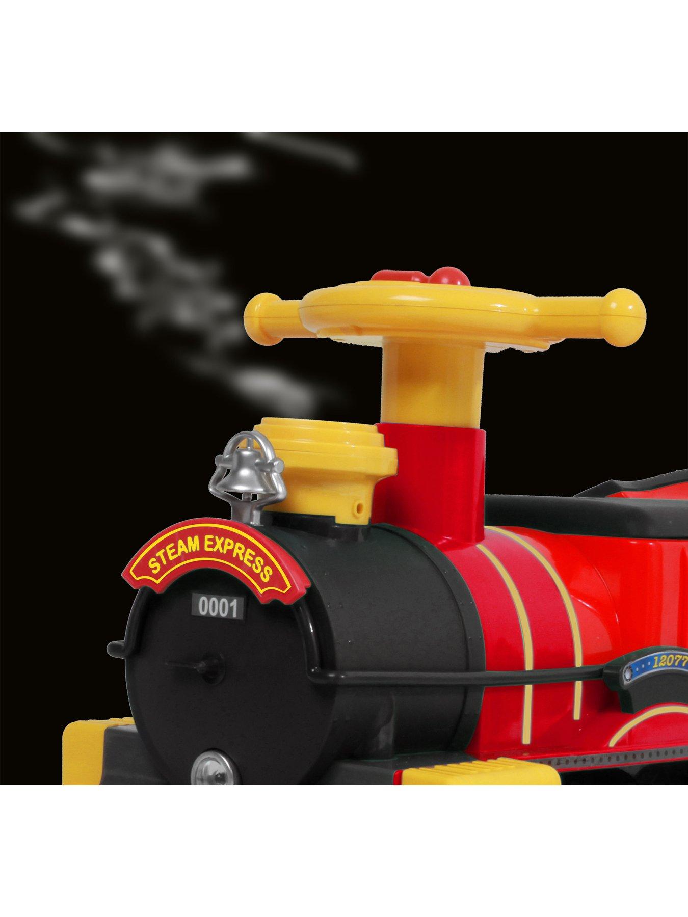 Steam Train 6 Volt with 4 x Straight and 4 x Curved Track Packs (Special Pack) | Littlewoods