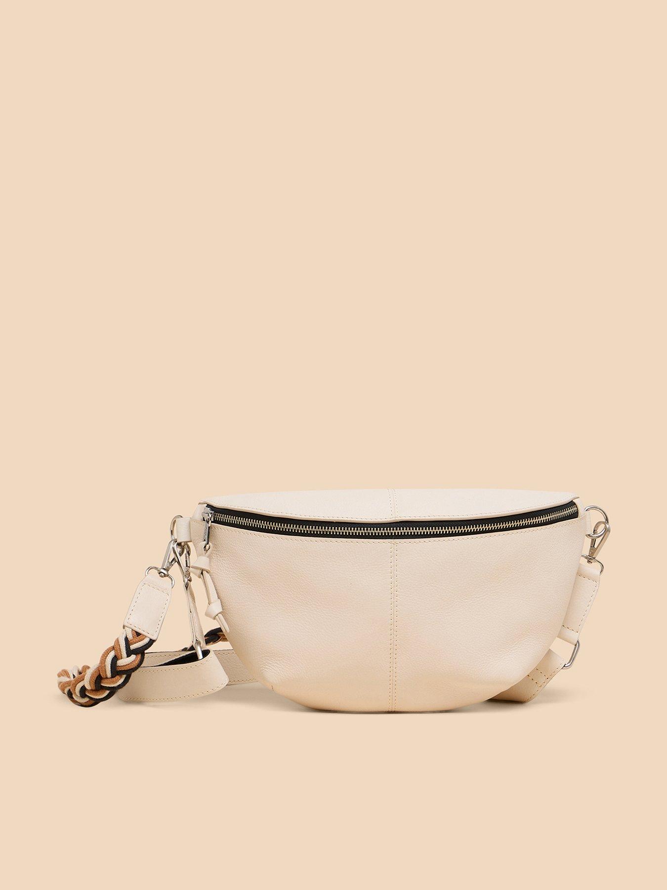 White Stuff Sebby Leather Sling Bag - Brown | littlewoods.com