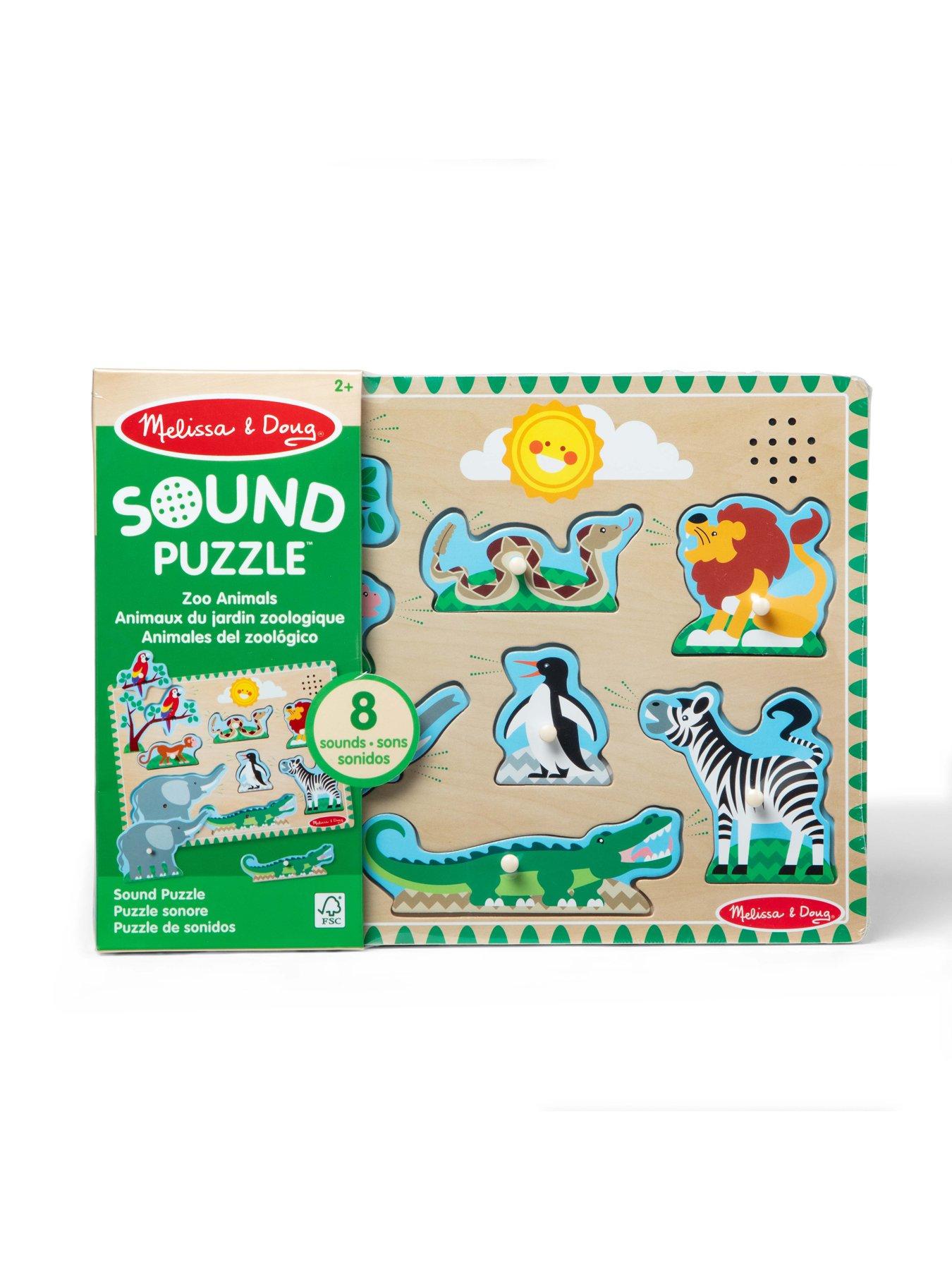 Melissa & Doug Zoo Animals Sound Puzzle | Littlewoods