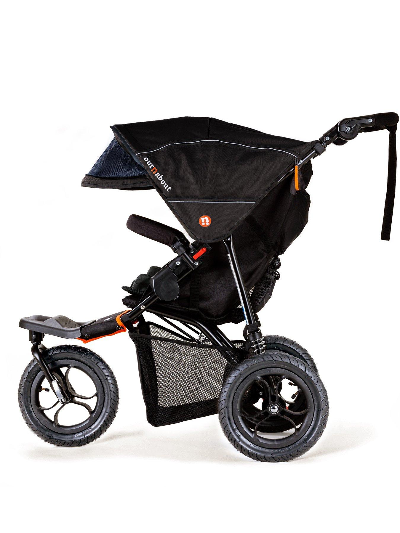 Out n About Nipper Single V5 Pushchair - Black | Littlewoods
