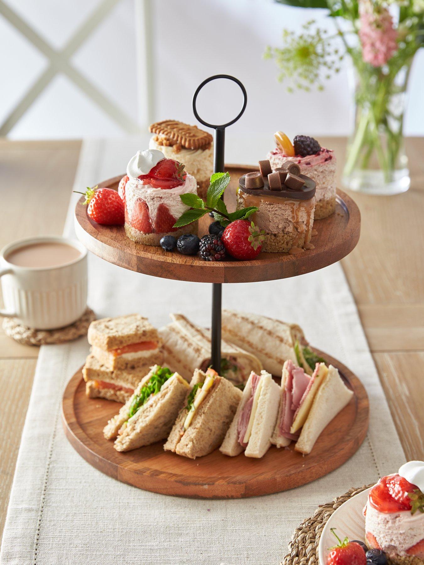 Very Home Wooden Afternoon Tea Stand | littlewoods.com