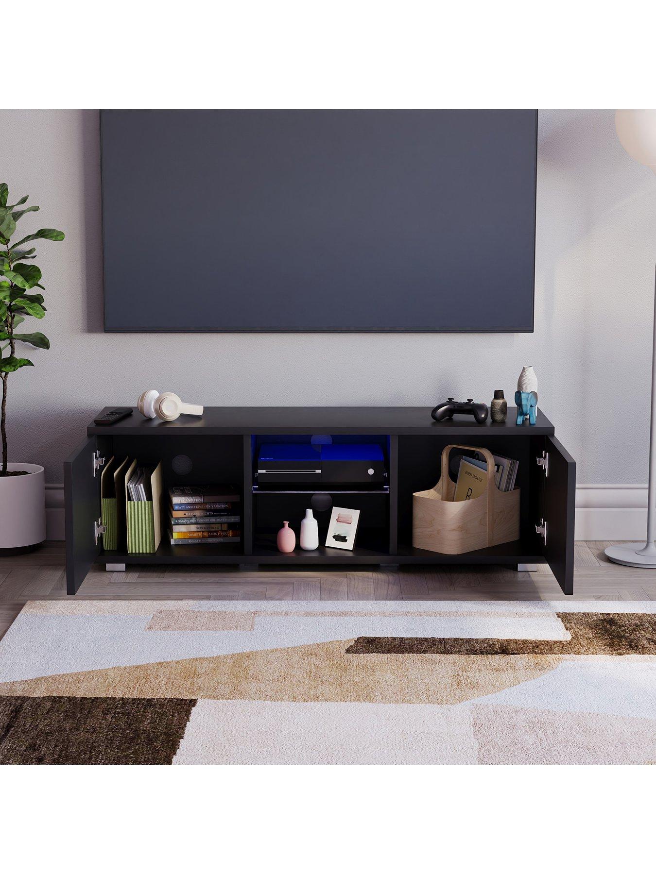 Vida Designs Cosmo 2 Door TV Unit with LED Lighting - fits up to 50 ...