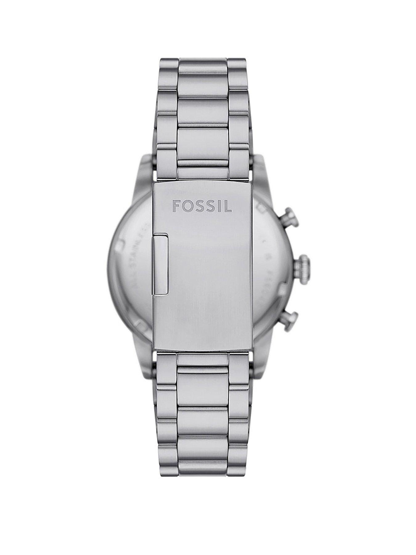 Fossil Sport Tourer Chronograph Stainless Steel Watch | littlewoods.com