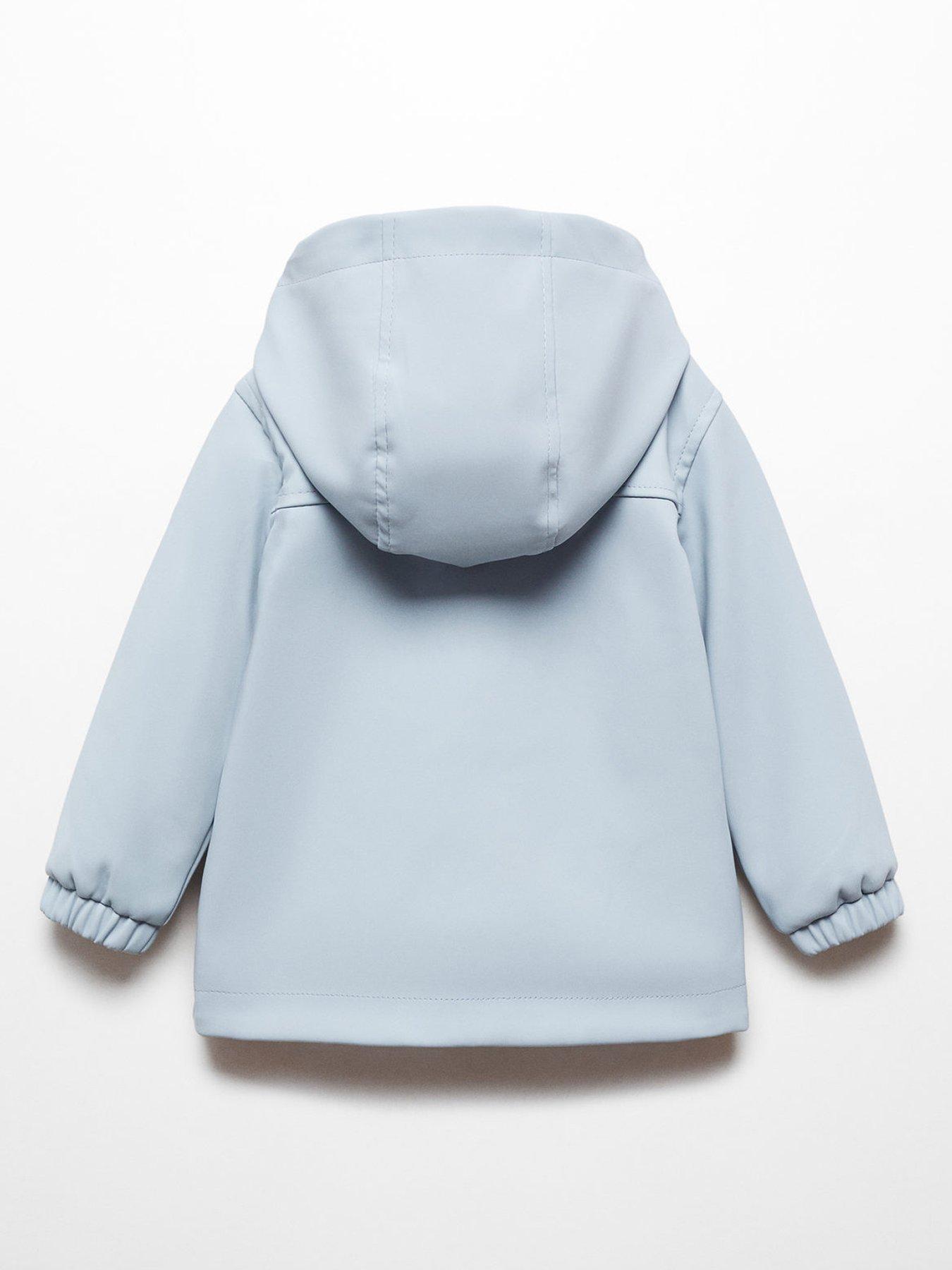 Mango Younger Boys Raincoat - Light Blue | littlewoods.com