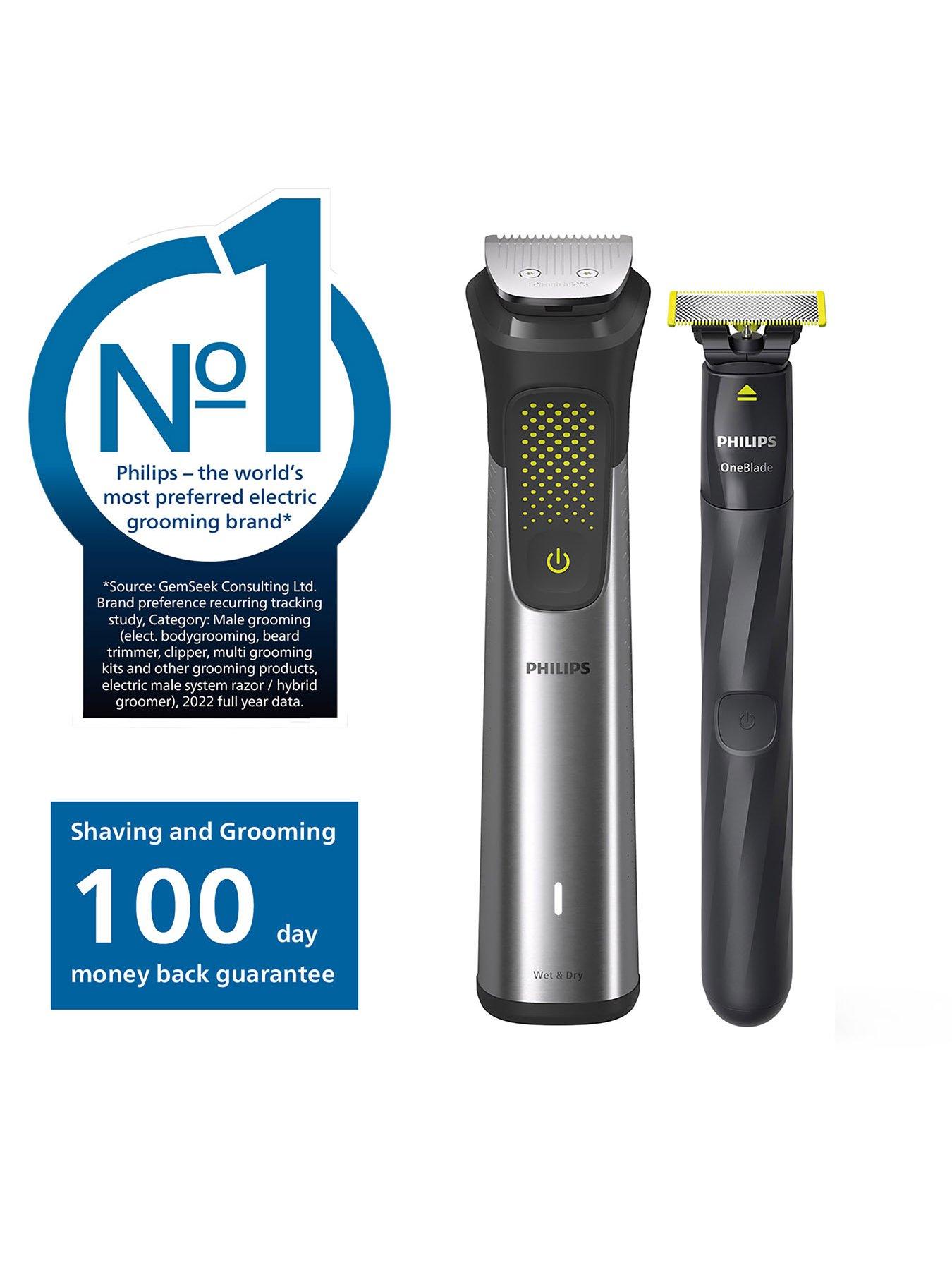 Philips Series 9000 20-in-1 Ultimate Multi Grooming Trimmer for Face ...