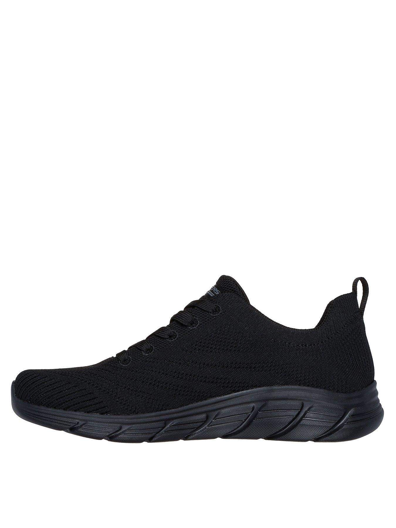 Skechers Engineer Knit Lace Up Sneaker - Black | Littlewoods