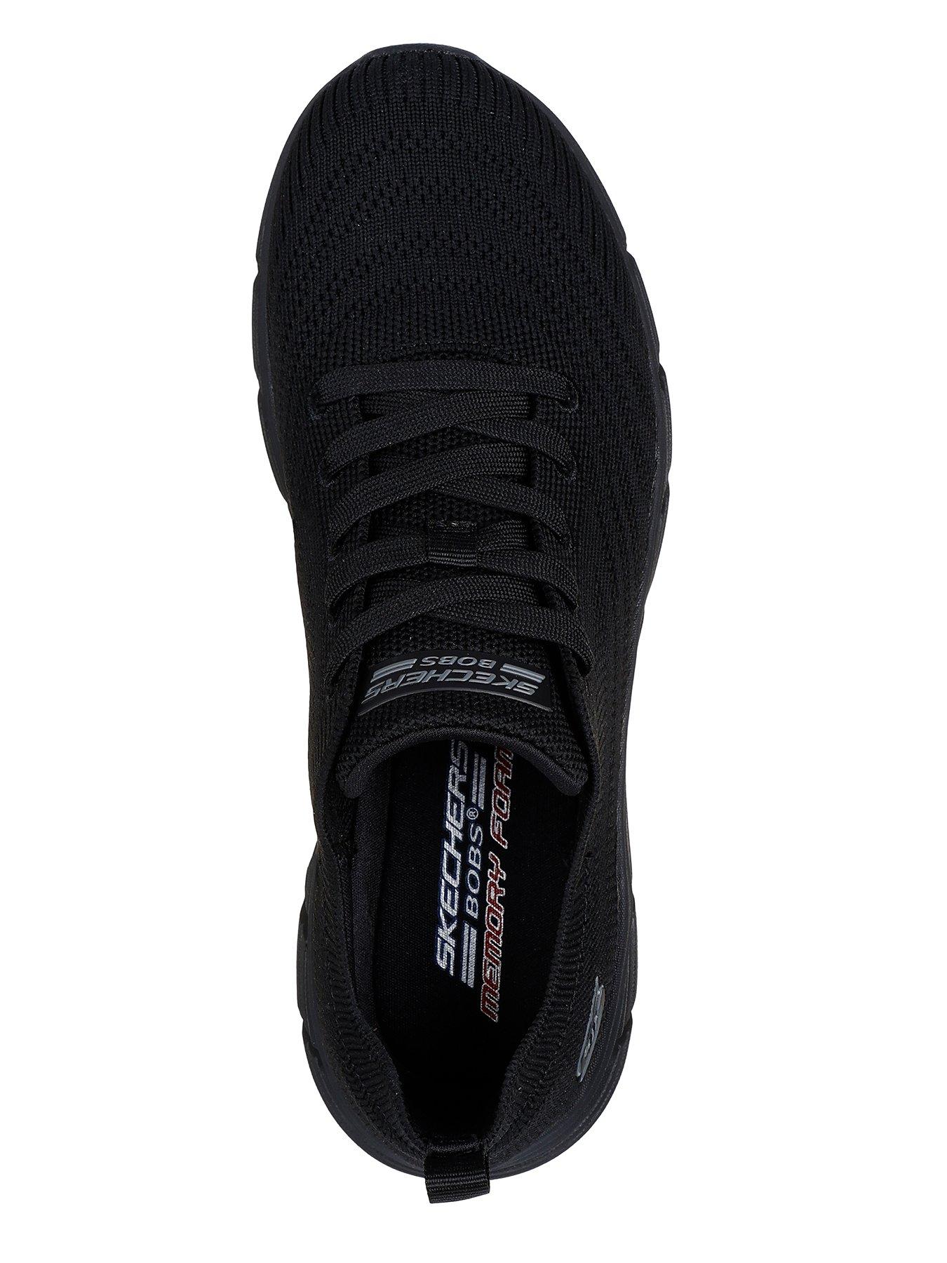 Skechers Engineer Knit Lace Up Sneaker - Black | Littlewoods