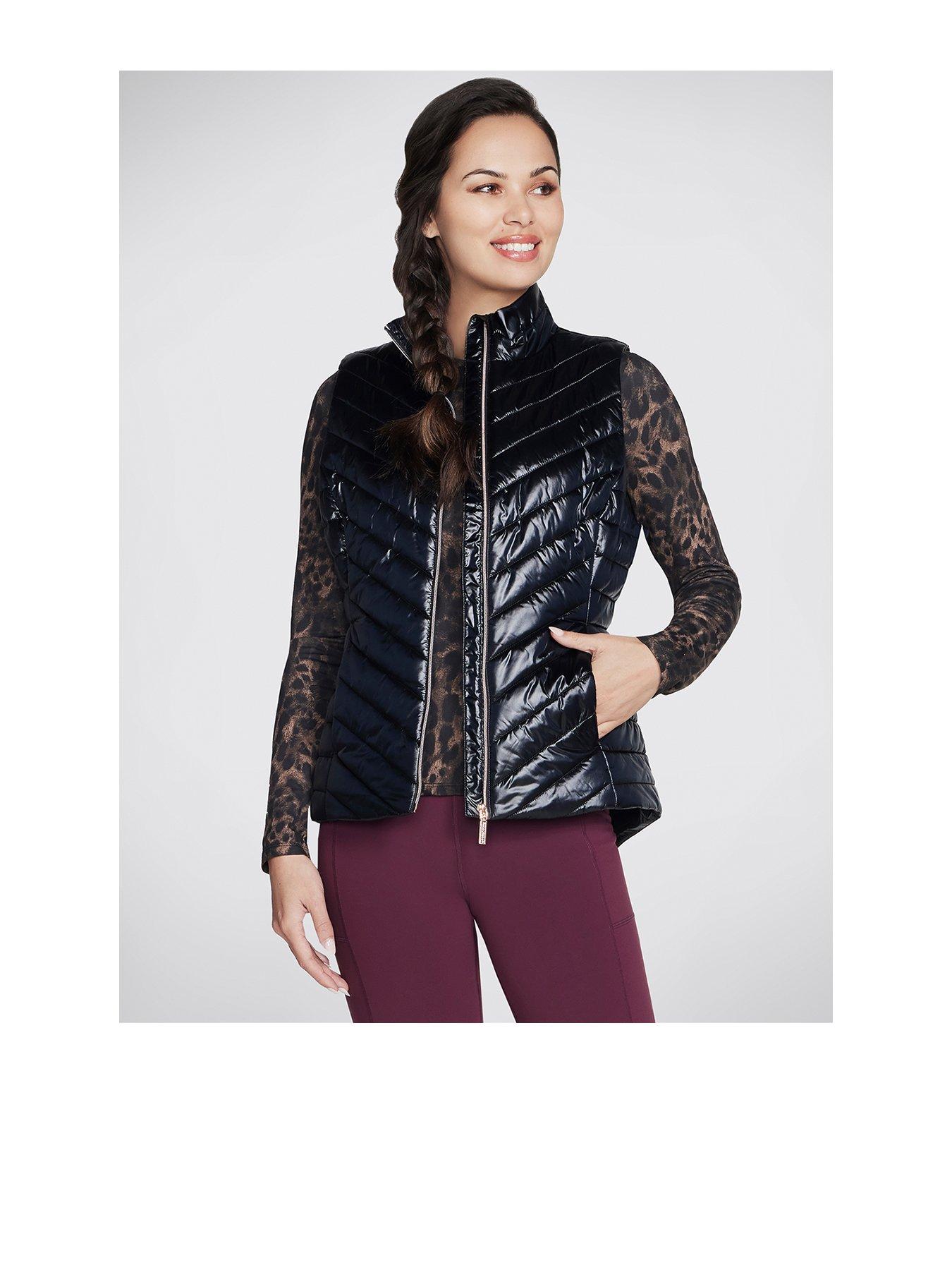 Skechers Goshield Shine Vest Gilet - Bold Black | Littlewoods