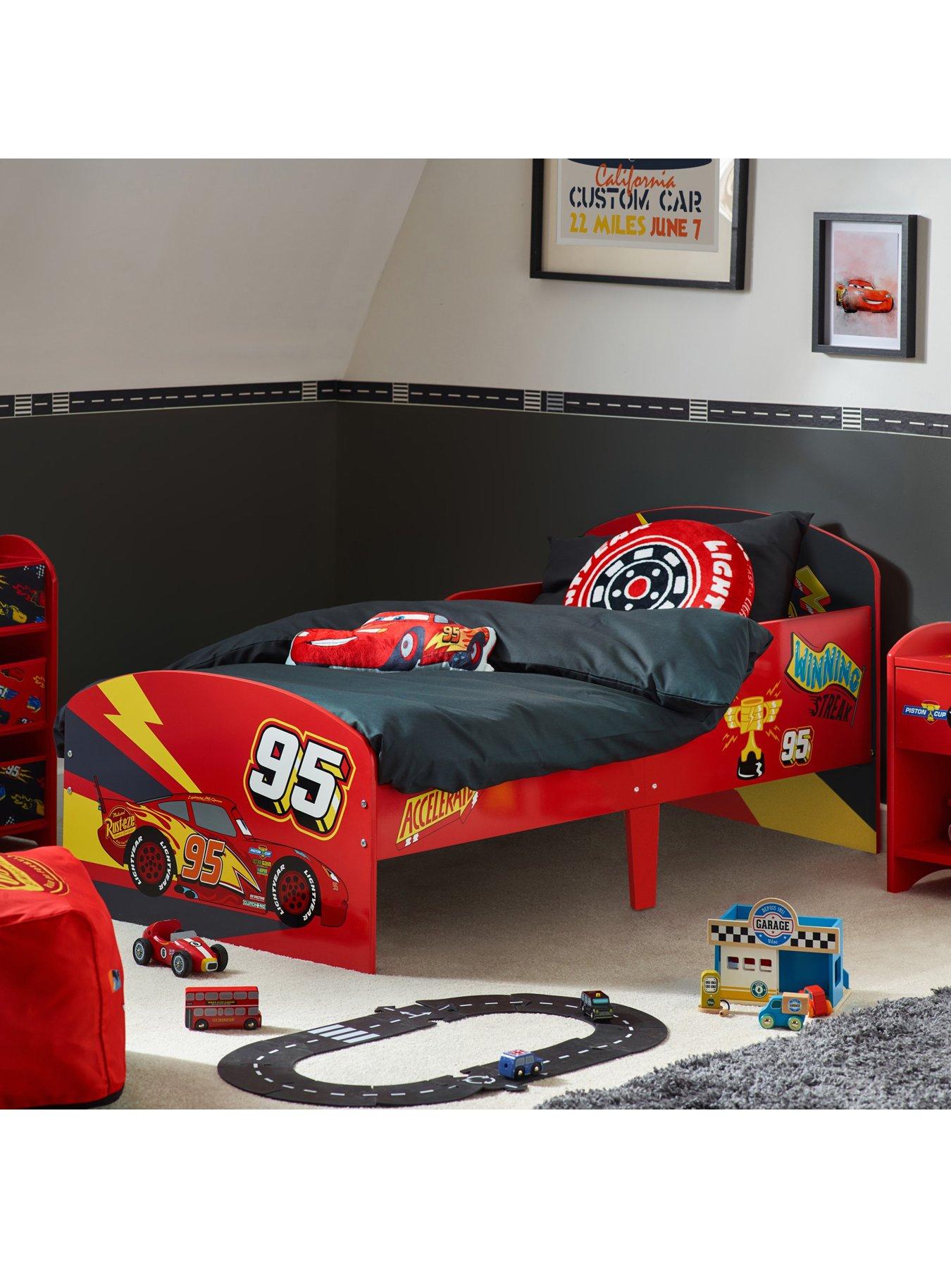 Disney Cars Lightning McQueen Toddler Bed | Littlewoods