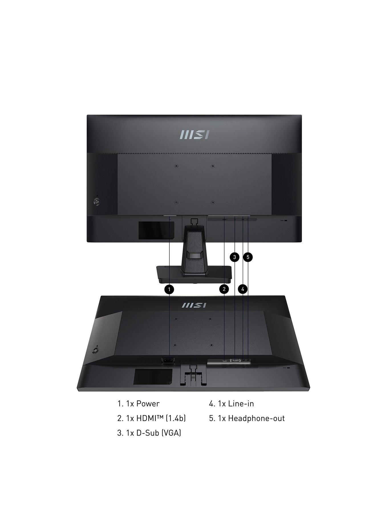 MSI PRO MP275 27 inch, Full HD, 100Hz, IPS, AMD Freesync Flat Monitor ...